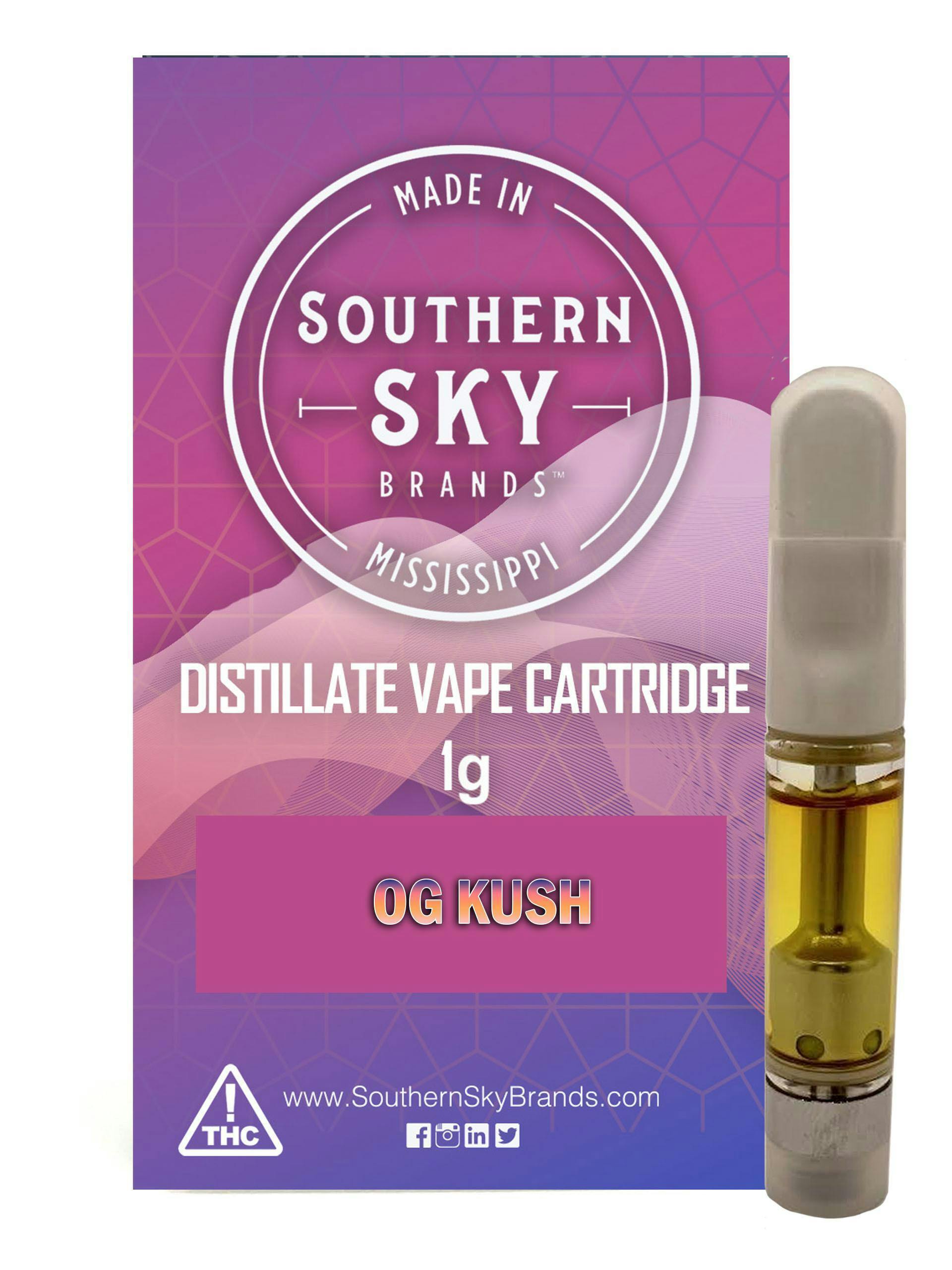 OG Kush THC Vape - 1g - Southern Sky Brands