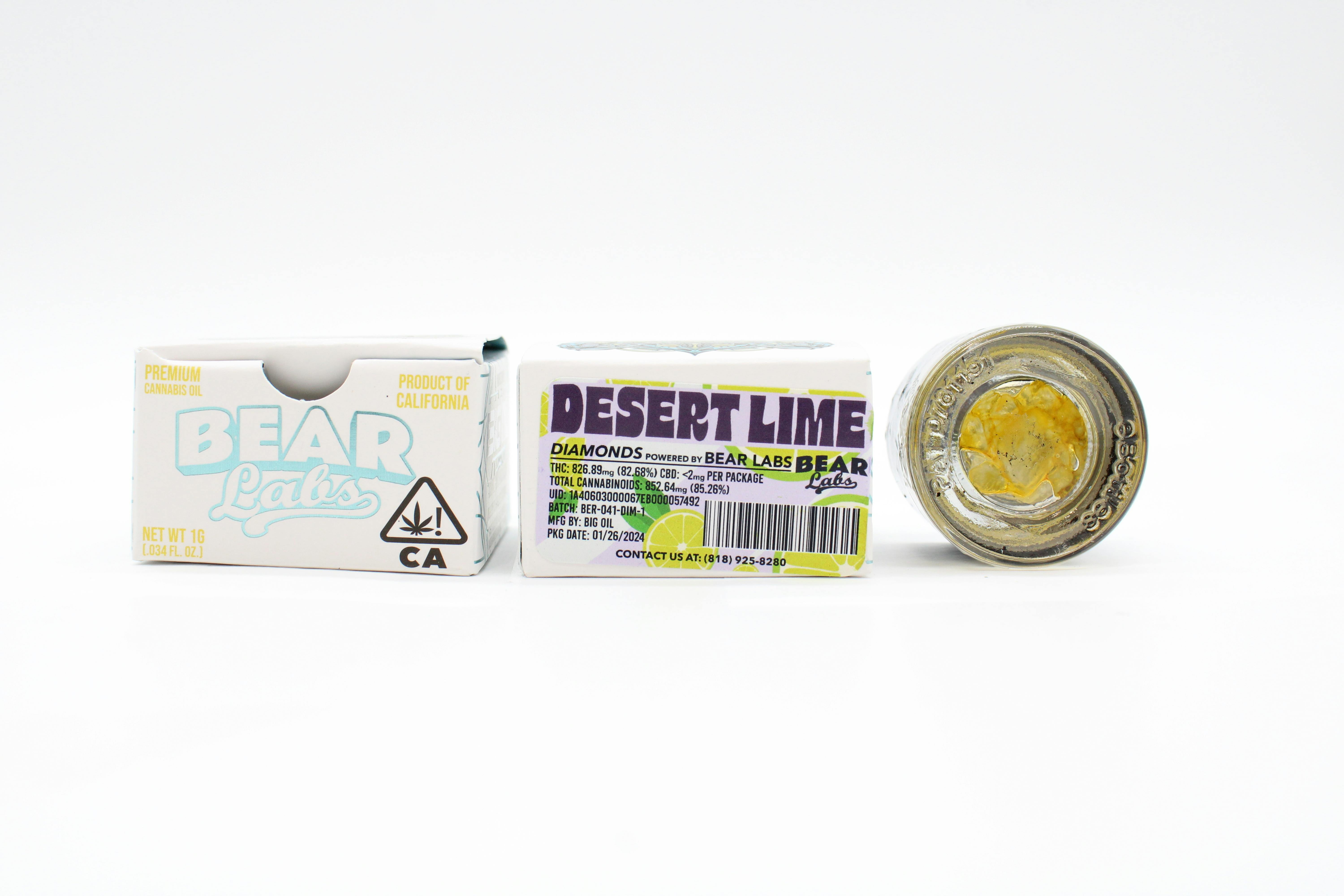 Desert Lime Diamonds - 1g - Bear Labs