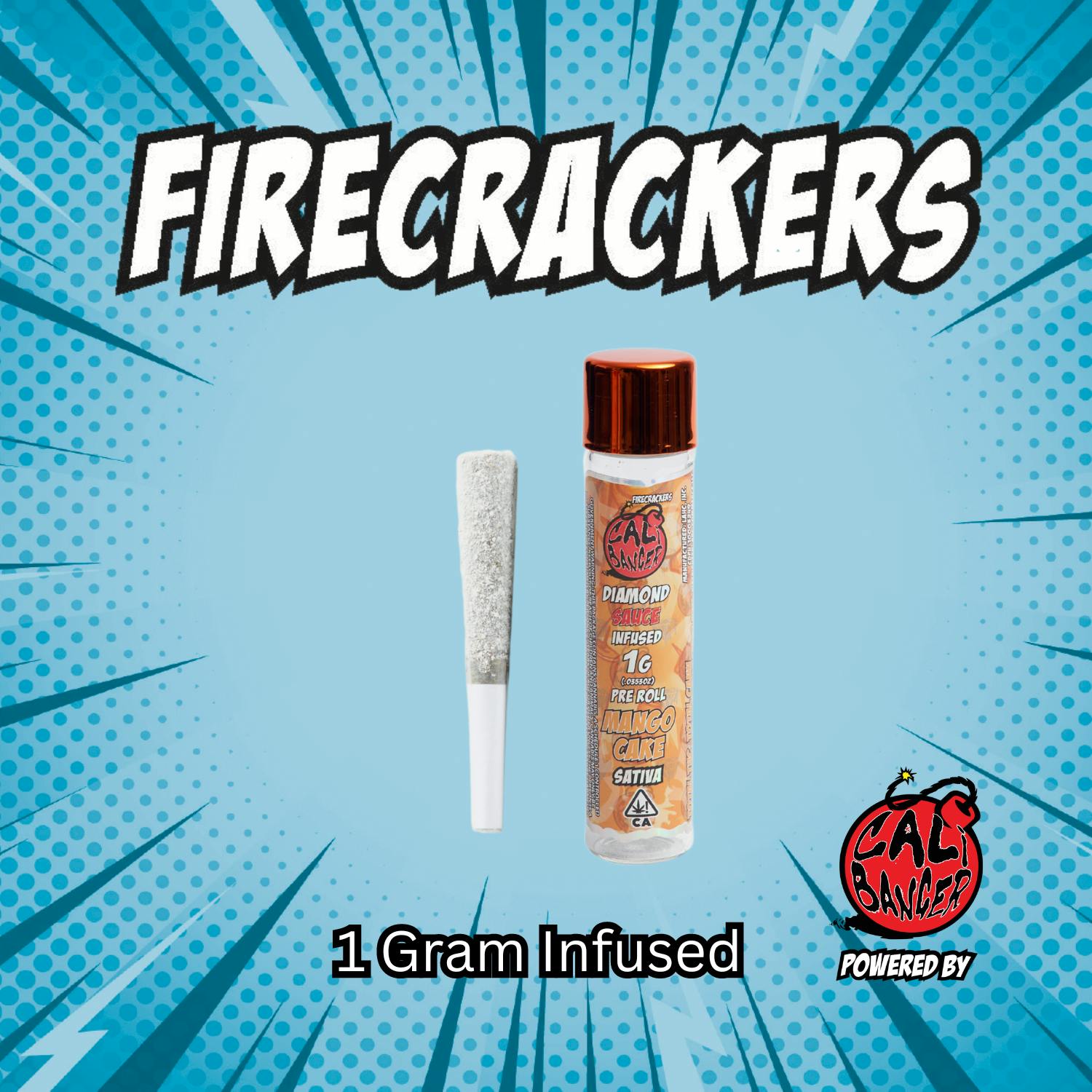 Firecracker by Cali Banger Infused Pre Roll MANGO CAKE - 1.0 Gr ...