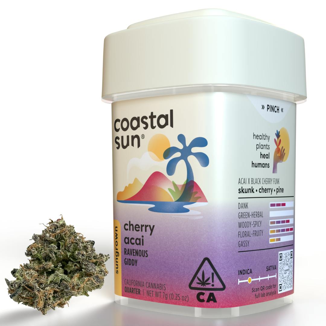 Cherry Acai Sungrown Flower 7g - Coastal Sun