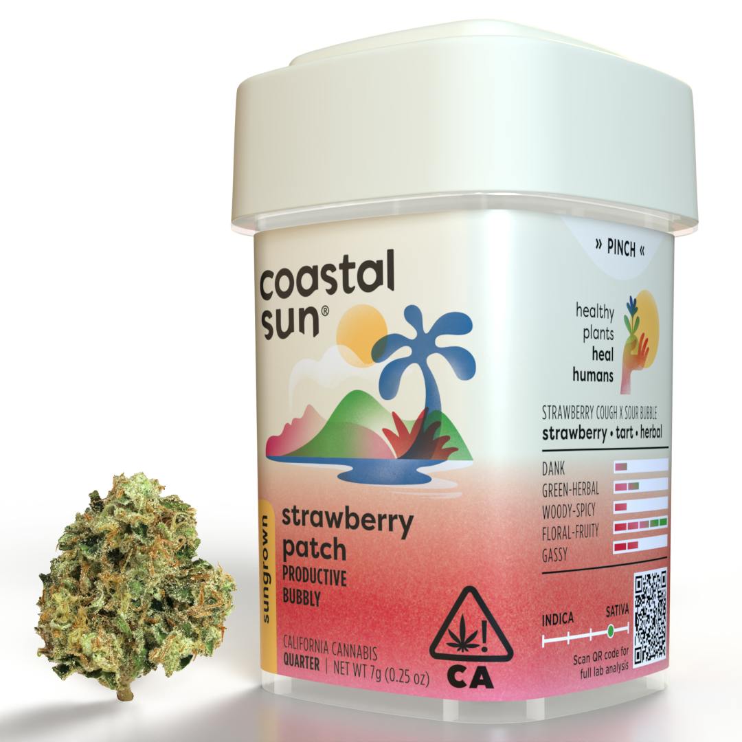 Strawberry Patch Sungrown Flower 7g - Coastal Sun