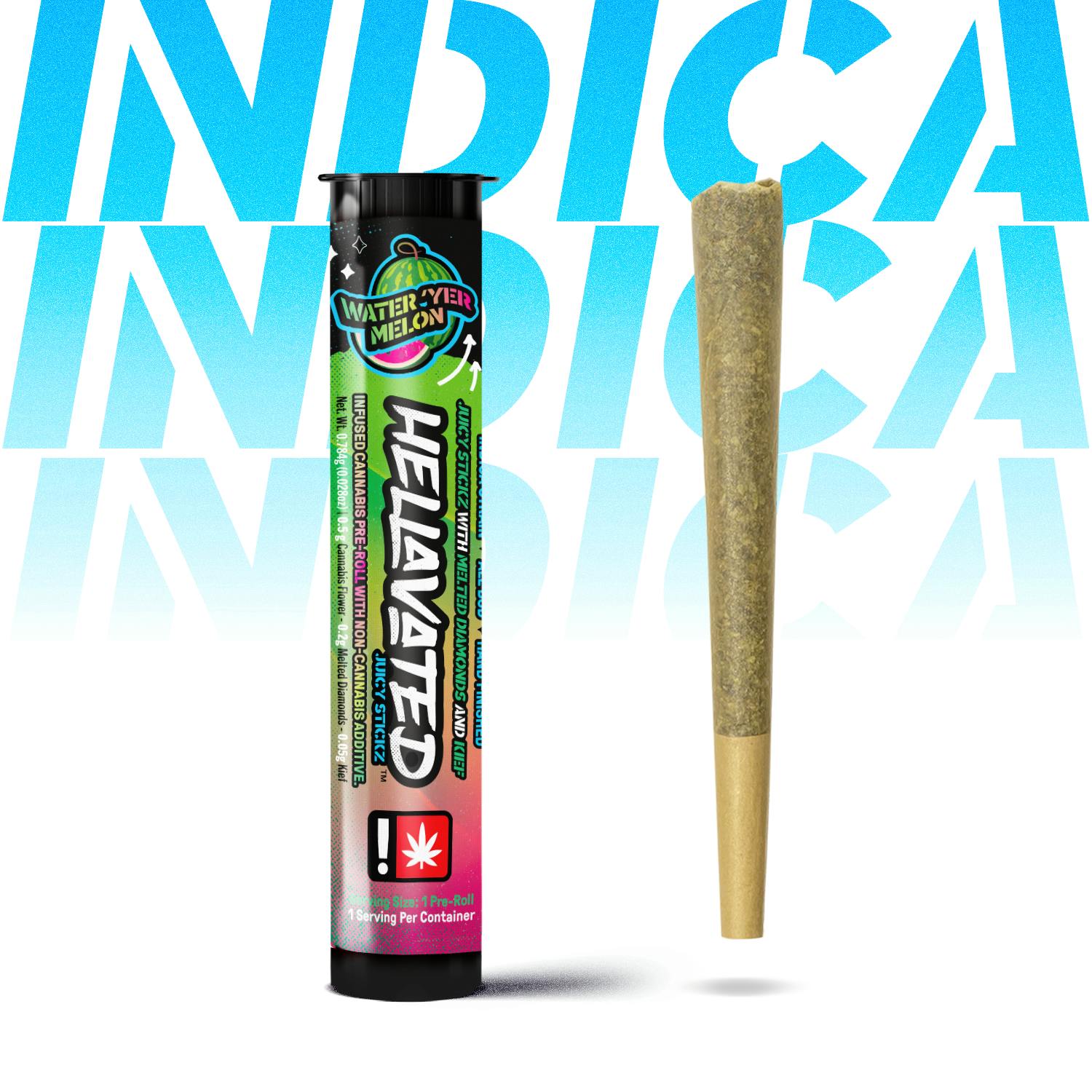 Water 'Yer Melon Juicy Stickz .75g - Hellavated
