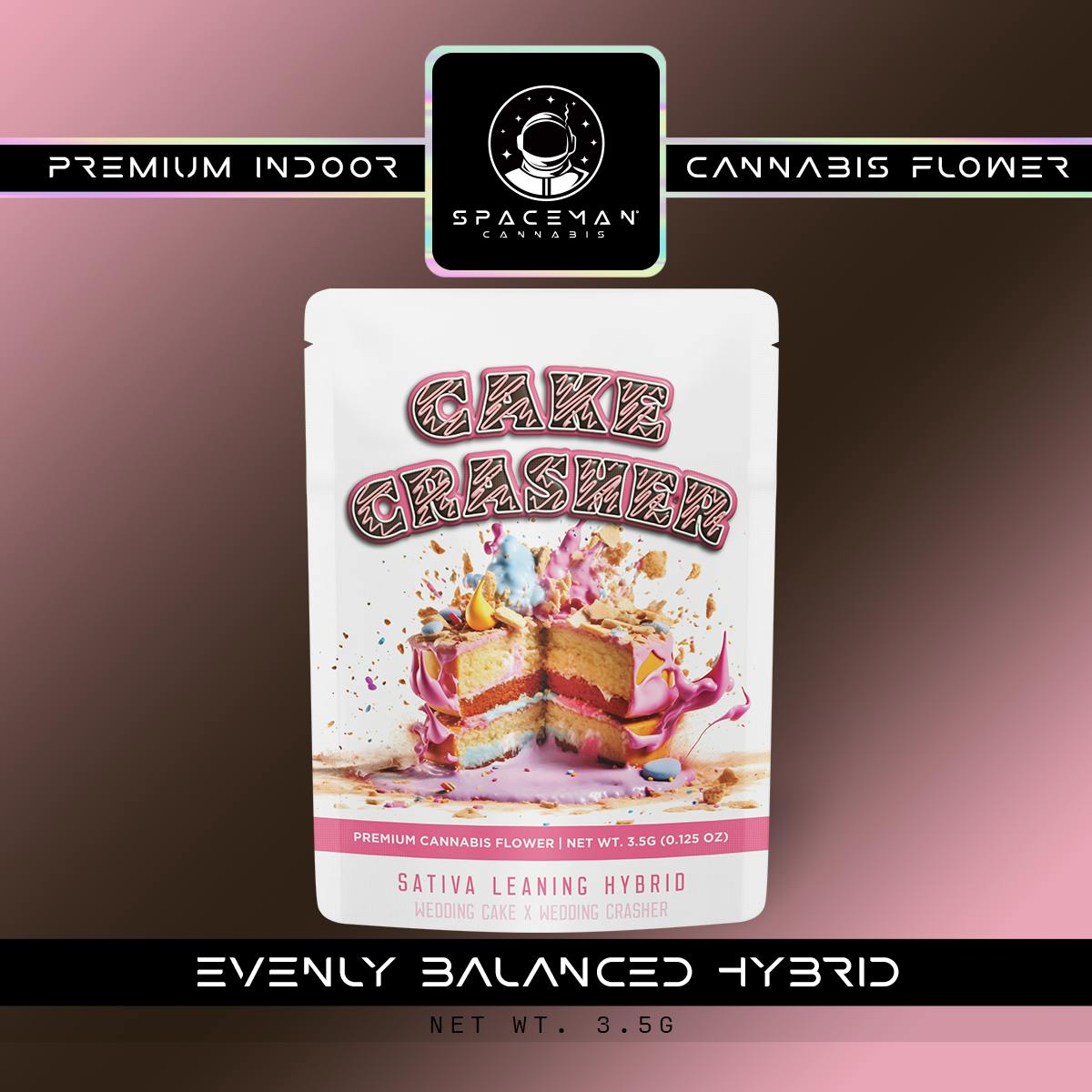 Spaceman - 3.5g Flower - Cake Crasher - Spaceman Cannabis