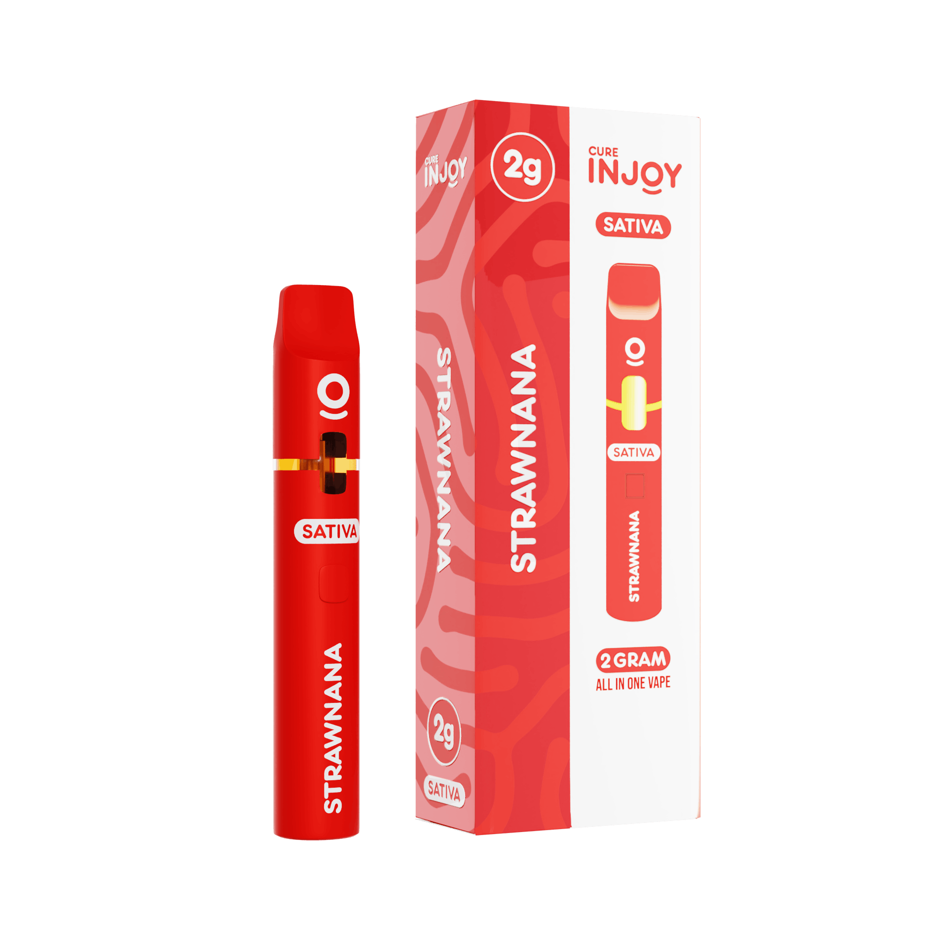 Cure Injoy 2G Strawnana - AIO (SATIVA) - Cure Injoy