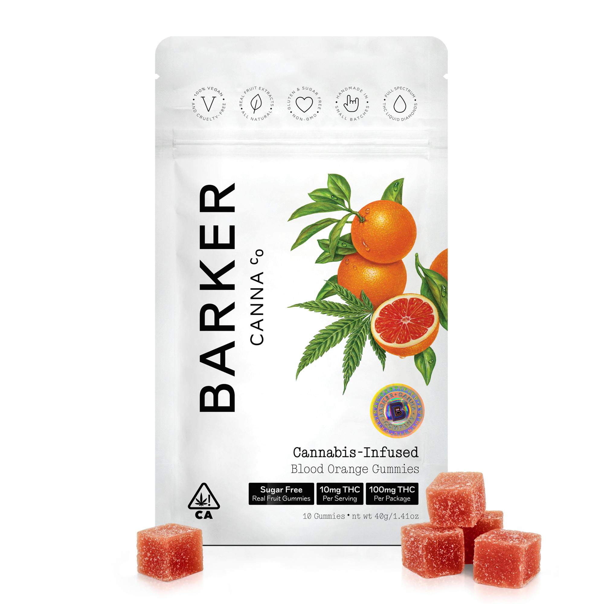 Blood Orange Gummies - Barker Canna Co.