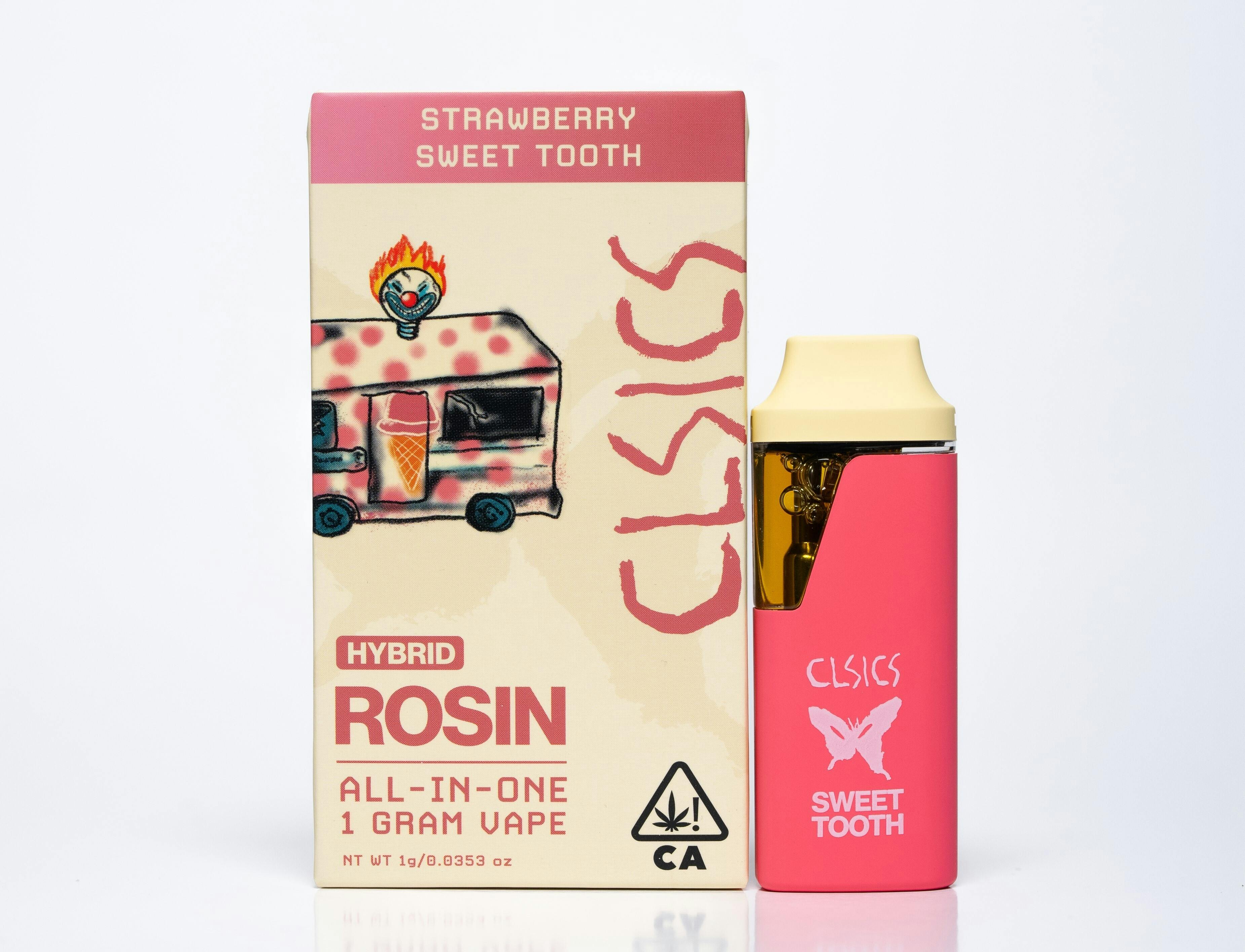 Sweet Tooth - LIVE ROSIN ALL IN ONE VAPE 1g - CLSICS Rosin & Rosin ...