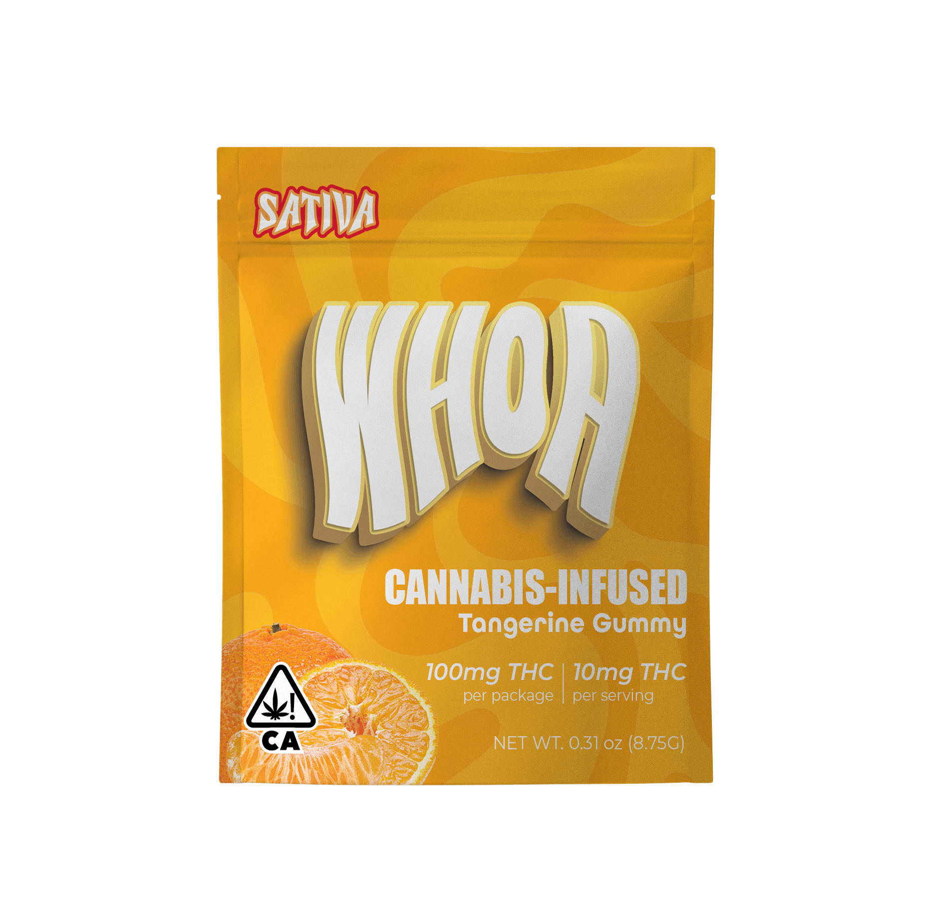 Whoa Tangerine Gummy Bite 100mg Whoa