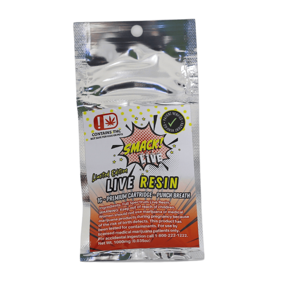 Punch Breath Live Resin 1g Cart - SMACK! - 710Trading