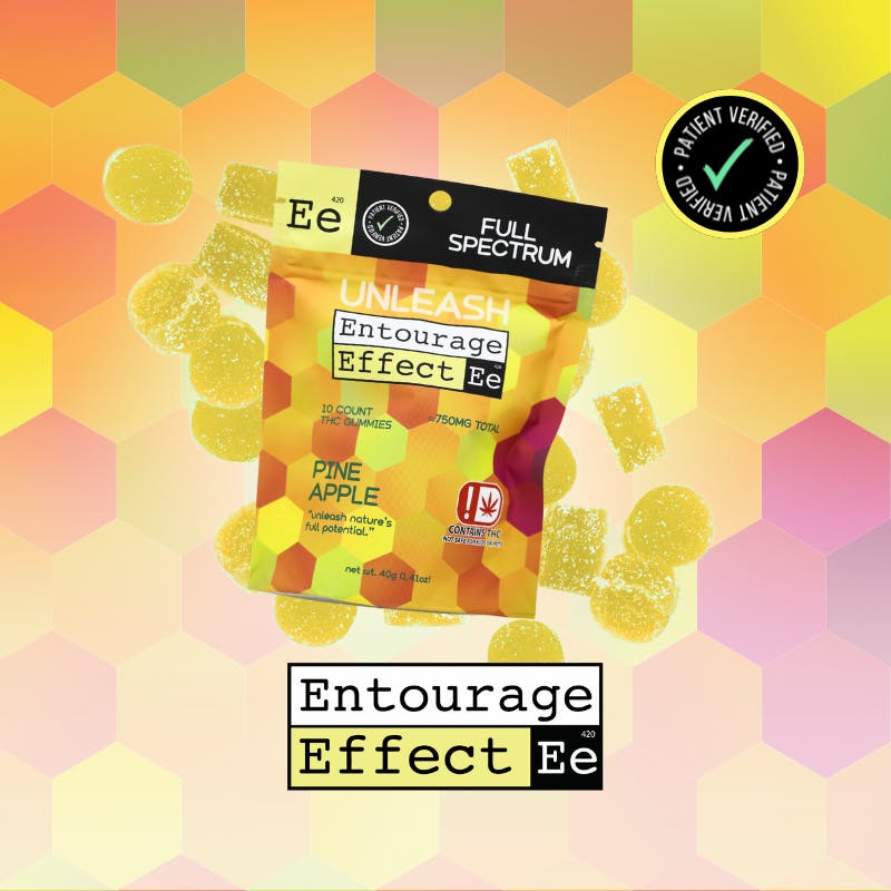 Entourage Effect FULL SPECTRUM Pineapple Gummy 10ct - 710Trading