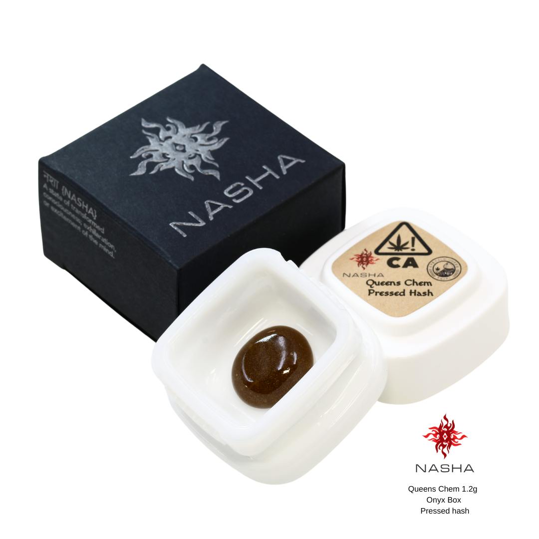Queens Chem 1.2g Onyx Live Pressed Hash - NASHA
