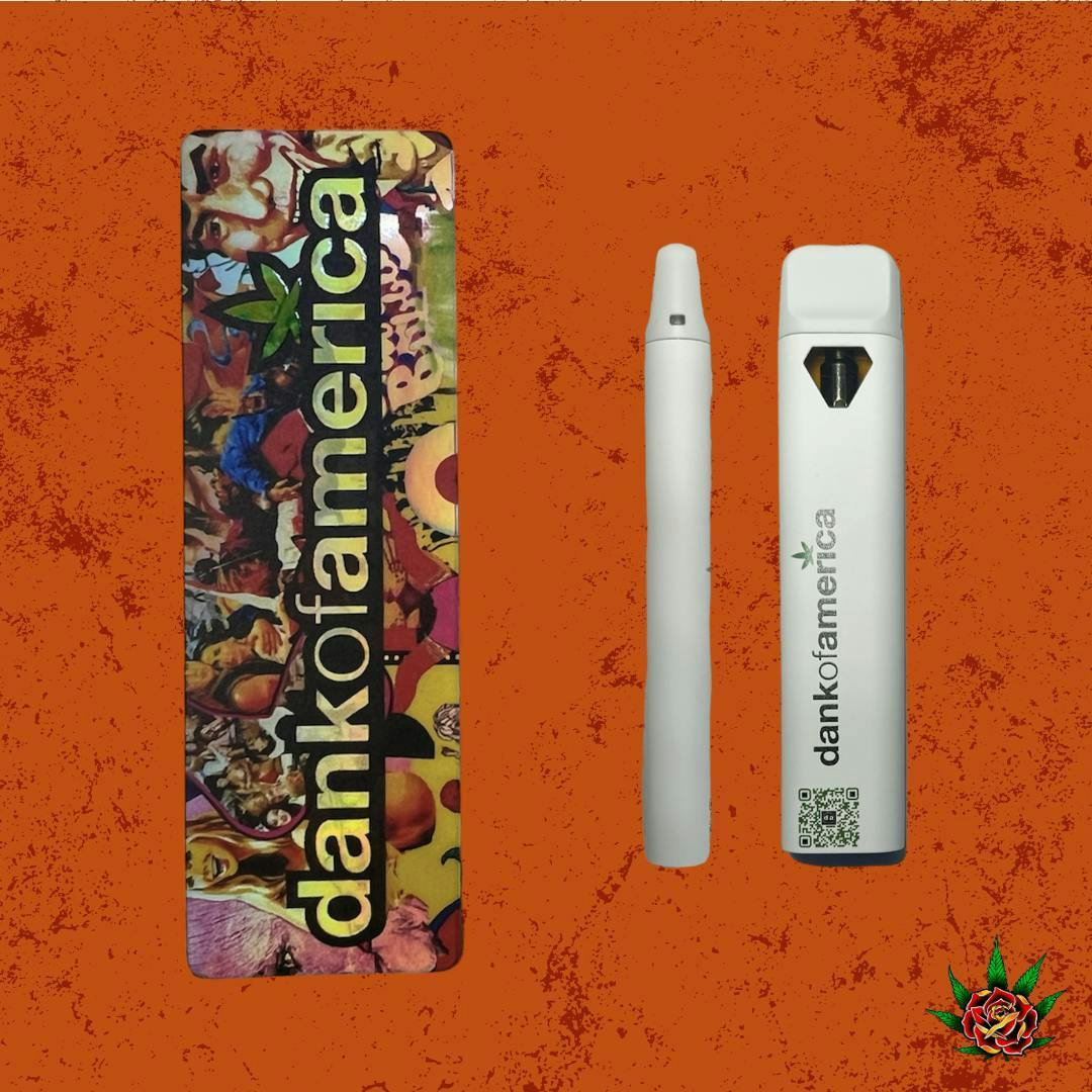 Dank of America Live Resin 1g Vaporizer - Tk Latto - Eden Rose Processing