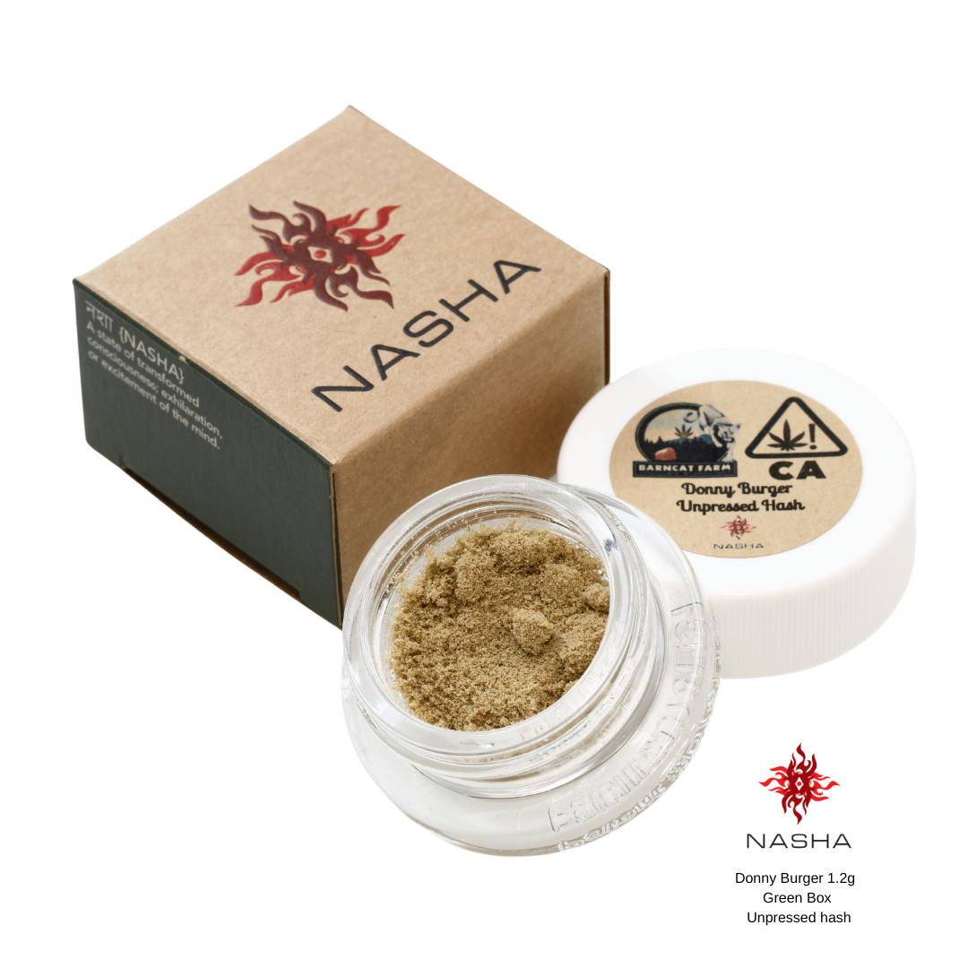 Donny Burger 1.2g Green Unpressed Hash (Barn Cat) - NASHA