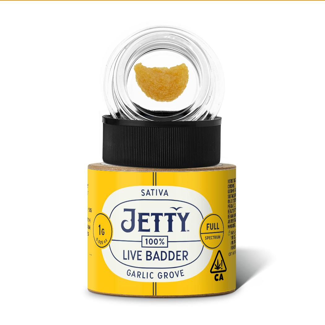 Garlic Grove Live Badder Concentrate 1g - Jetty Extracts