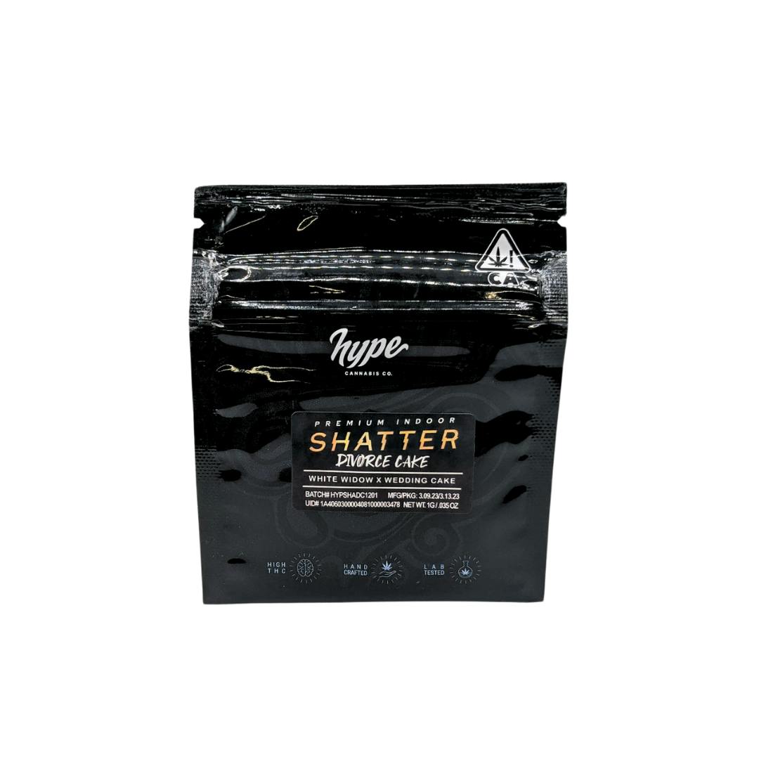 Divorce Cake - Shatter 1G - Hype Cannabis Co