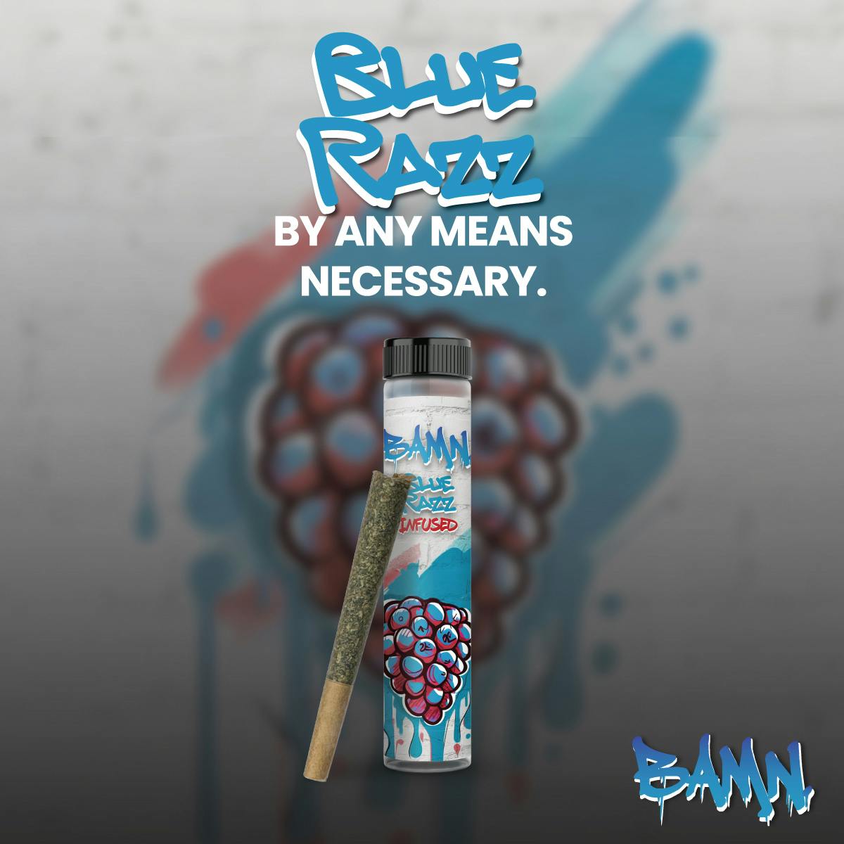 Blue Razz Pre-Roll | 1g - BAMN