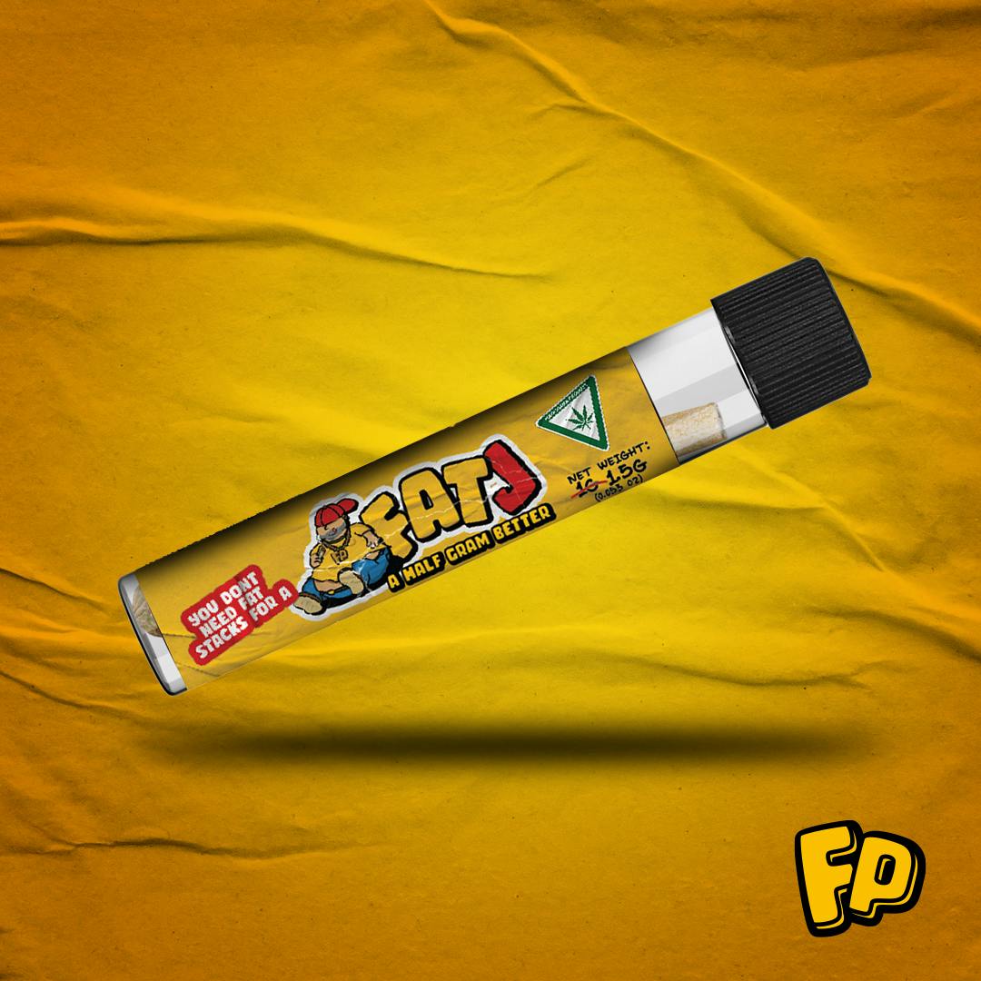 FAT J: Blue Zlushie (1.5G Preroll) - Fat Pack