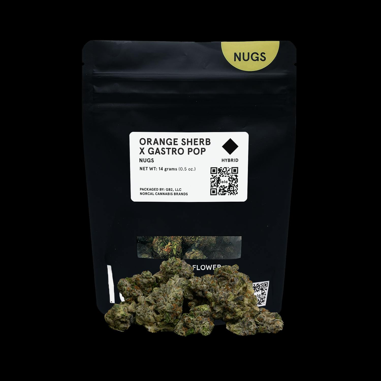 Orange Sherb x Gastro Pop | Indoor Nugs | 14g - lolo