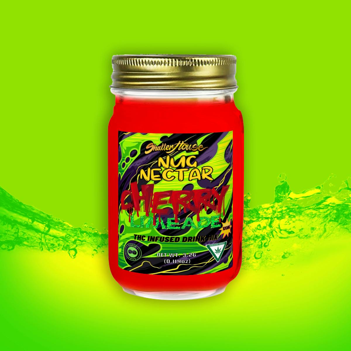 SHATTER HOUSE | Cherry Limeade 100mg Nug Nectar - Shatter House SHATTER HOUSE | Cherry Limeade 100mg Nug Nectar - Shatter House