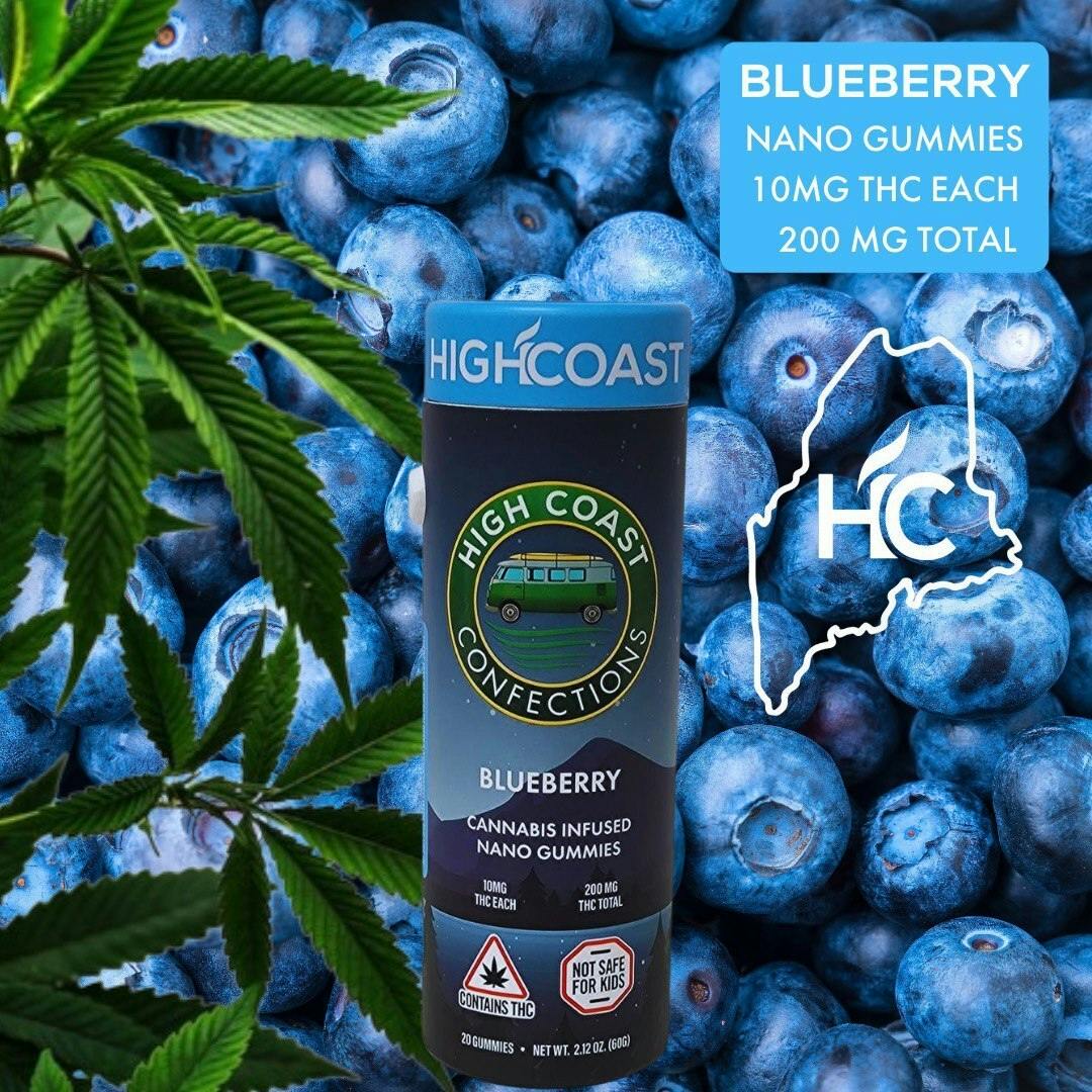 High Coast Blueberry Nano Gummies - High Coast