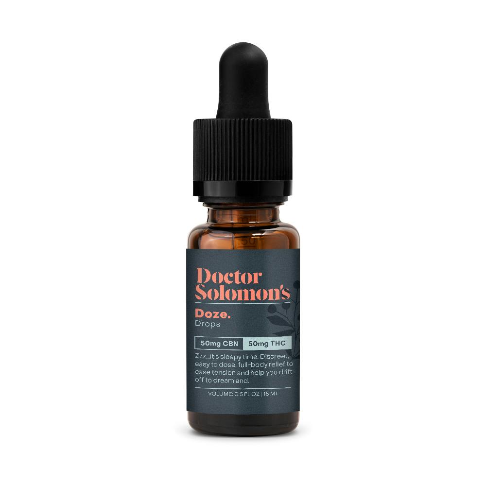 Doctor Solomon's | Doze Drops - 1:1 | (15mL) | 50mg CBN:50mg THC ...