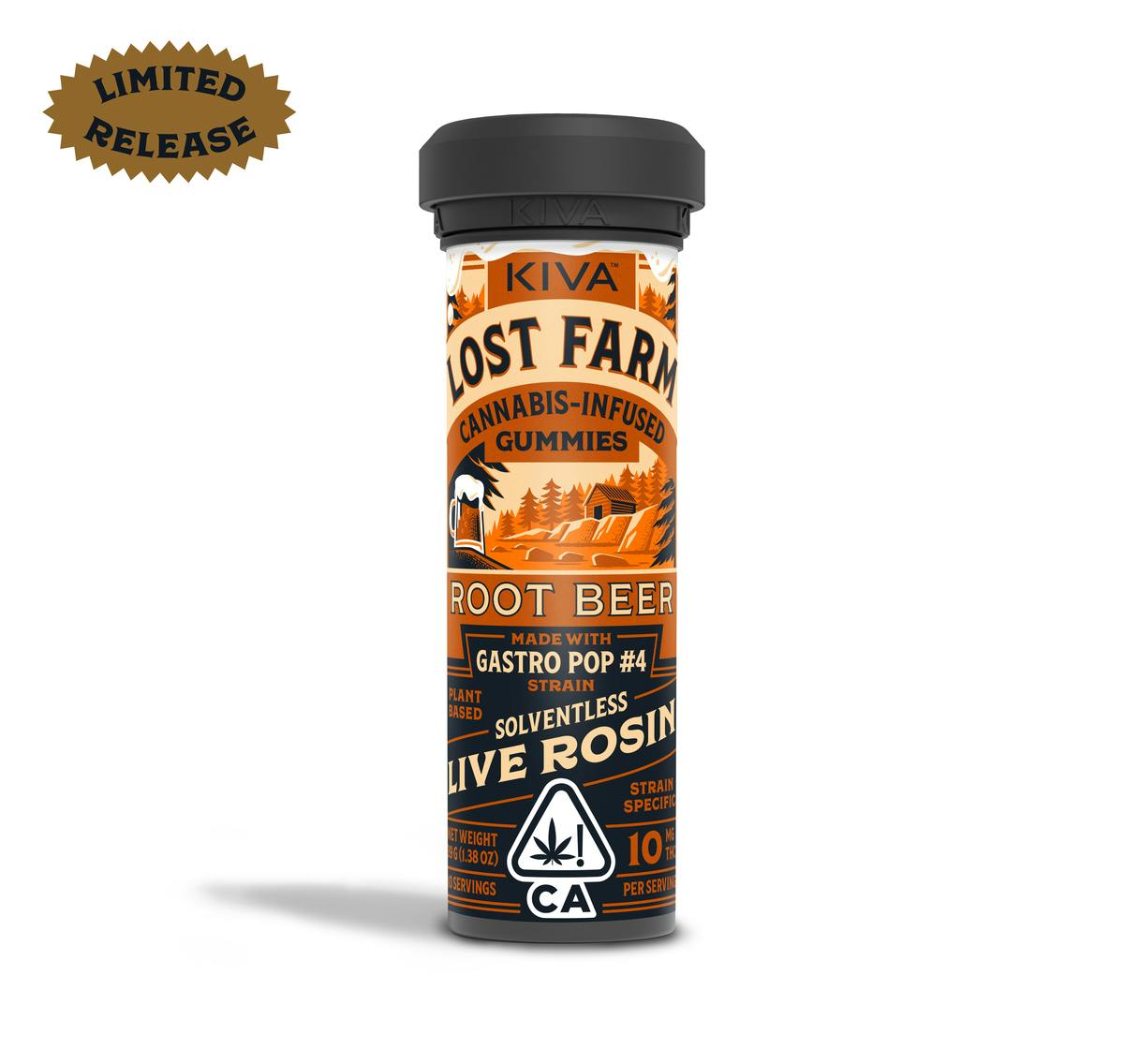 Lost Farm 10mg Root Beer x Gastro Pop #4 Live Rosin Gummies - Kiva ...