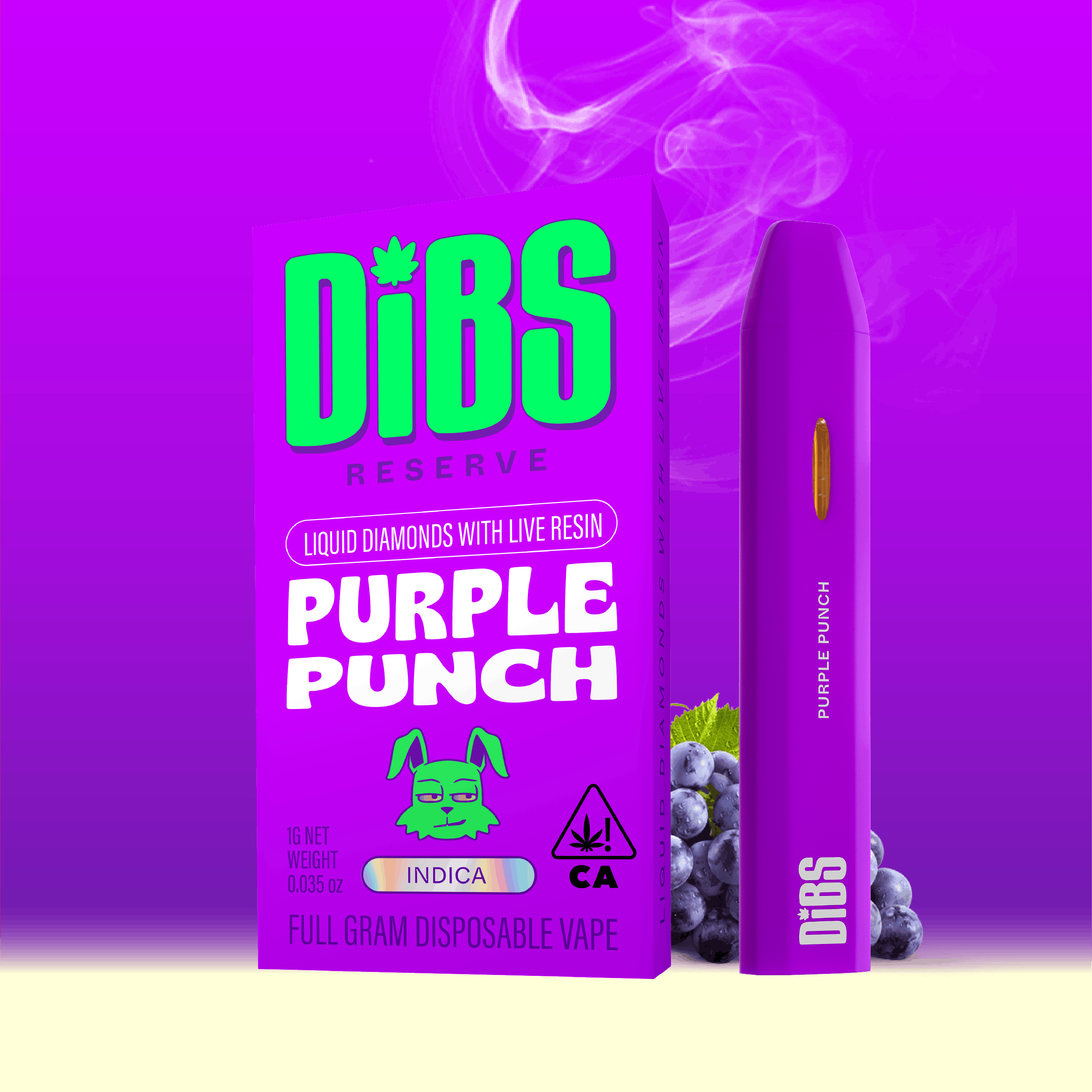 Dibs - Melted Diamond Resin: Purple Punch (INDICA) - 1g - Dibs