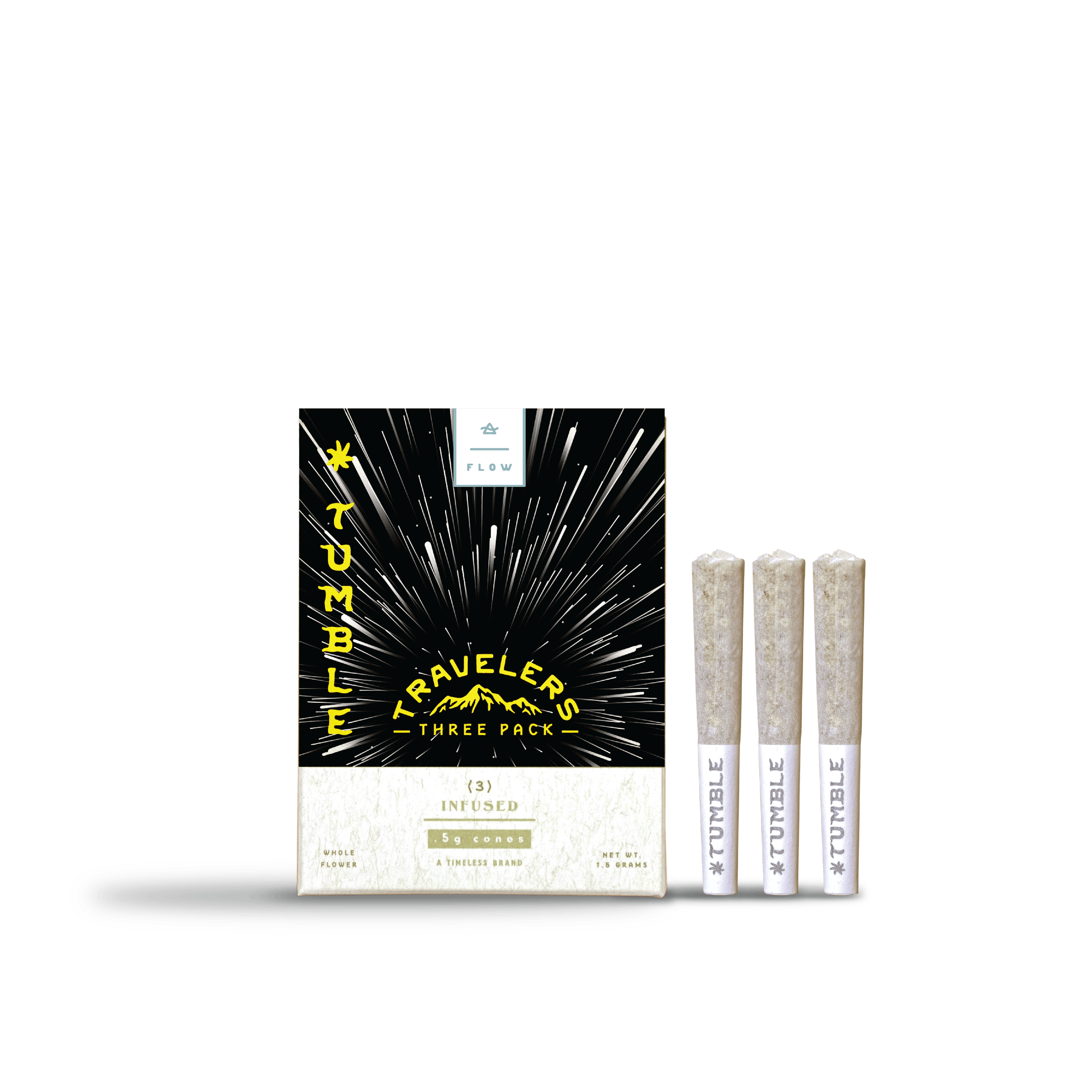 Tumble 12 Parsecs Travelers Infused Pre Roll Pack - Timeless Vapes