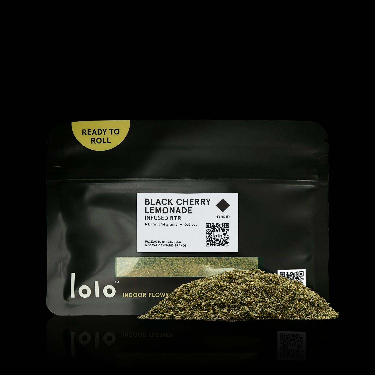 Black Cherry Lemonade | Indoor Kief Infused Ready To Roll | 14g - lolo