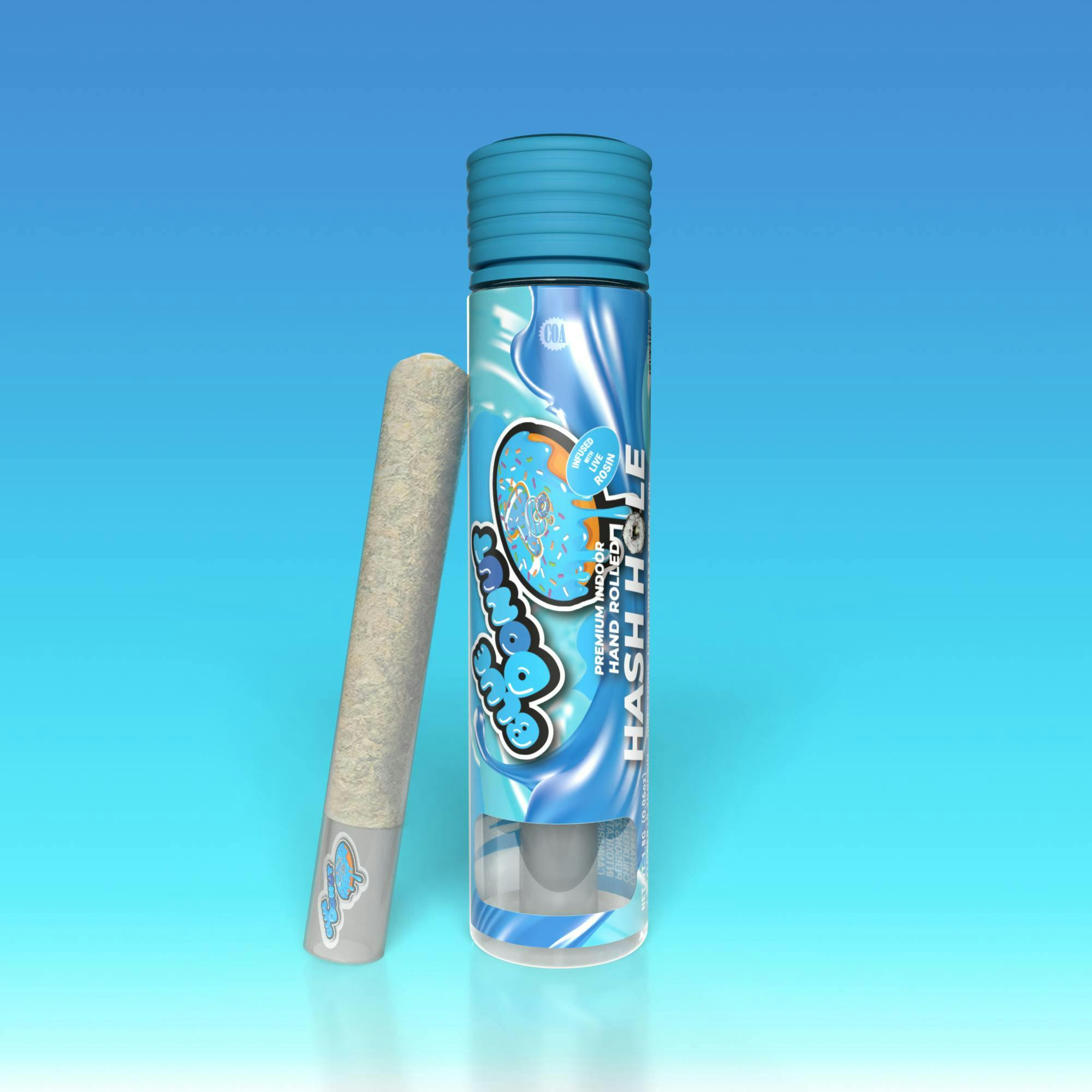 Blue Donut Hash Hole 1.8g - Hash Holes