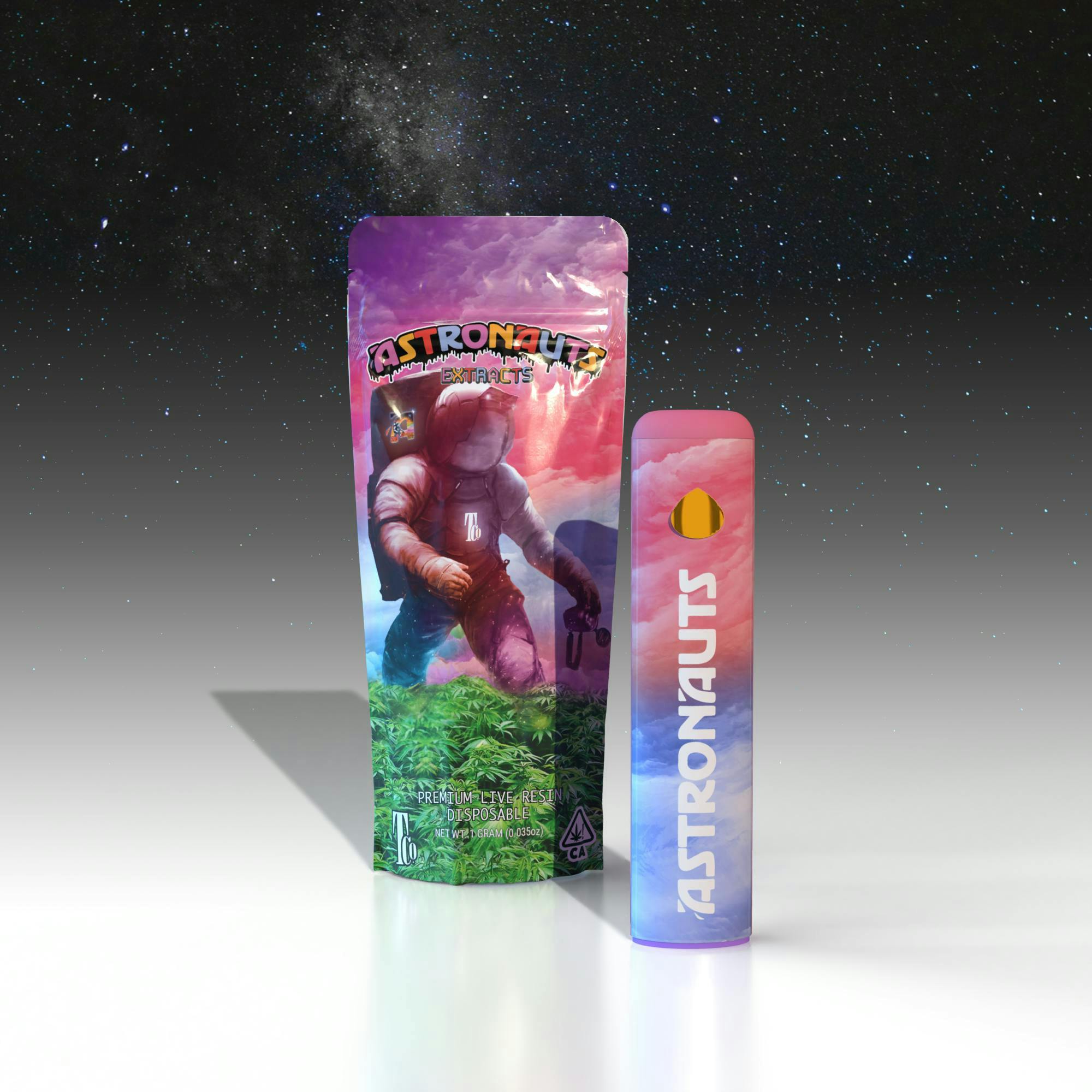 Space Black Cherry | All-In-One Vape 1g - Astronauts
