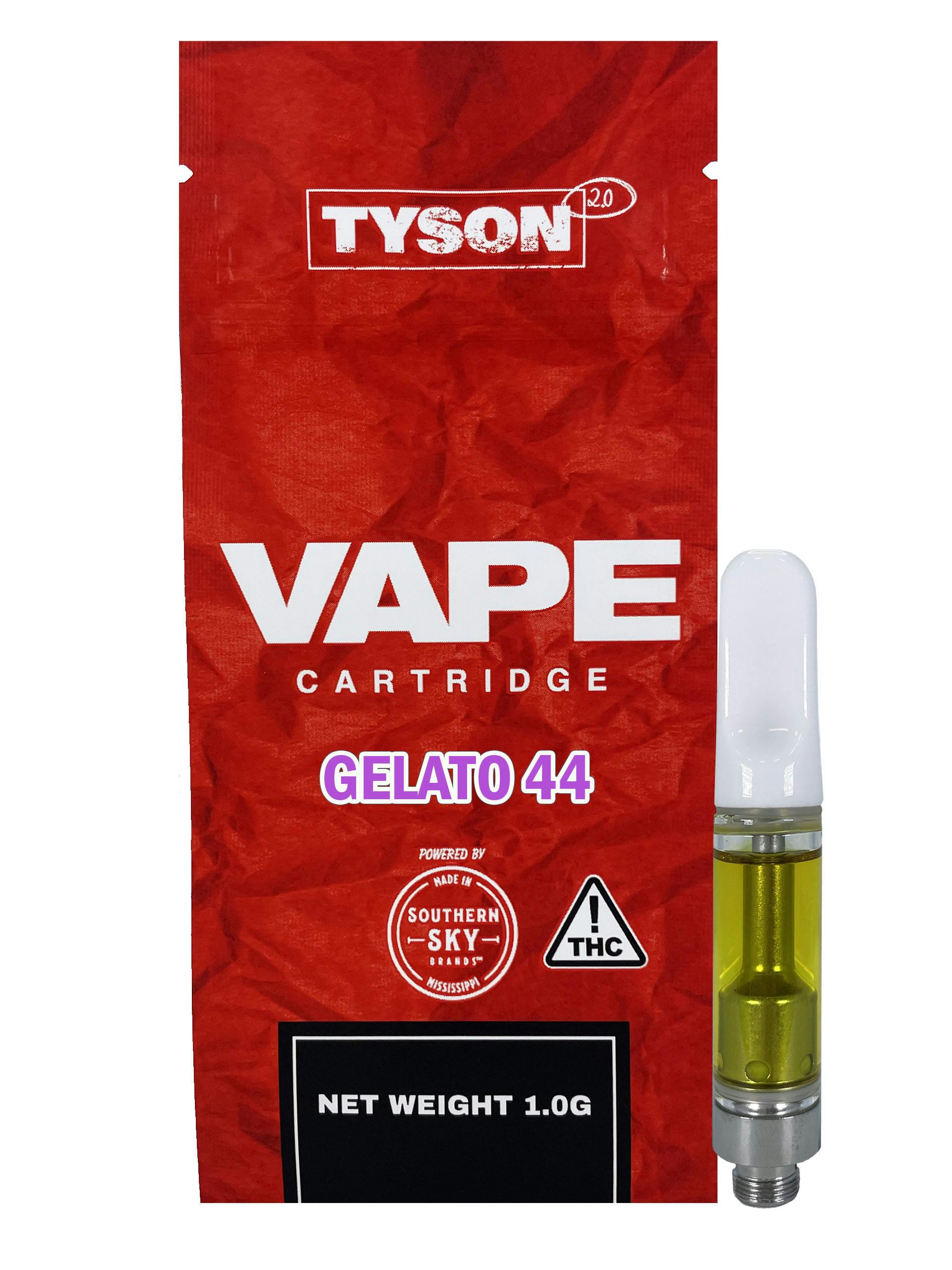 Tyson Gelato 44 THC Vape - 1g - Southern Sky Brands