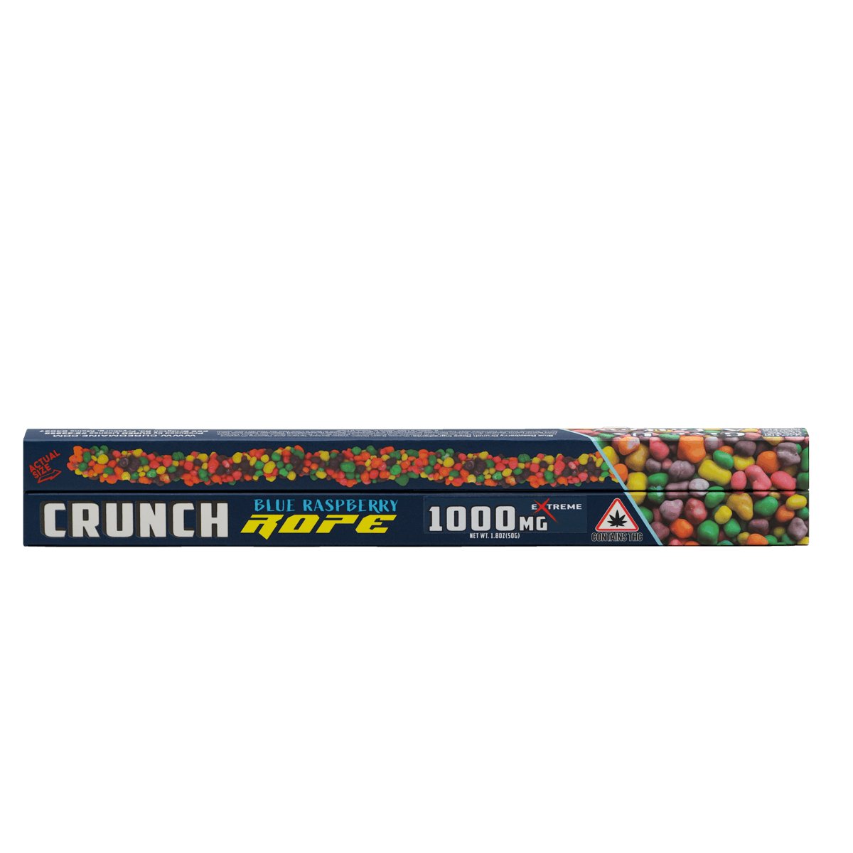 1,000mg Crunch Rope - Blue Raspberry - Cured
