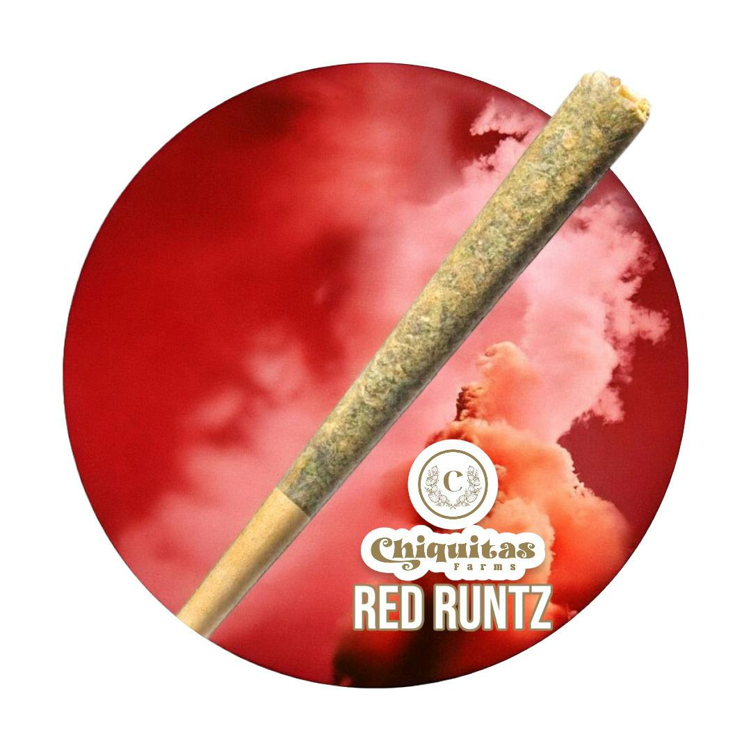 Red Runtz 1gm Pre-roll - Chiquitas Farms