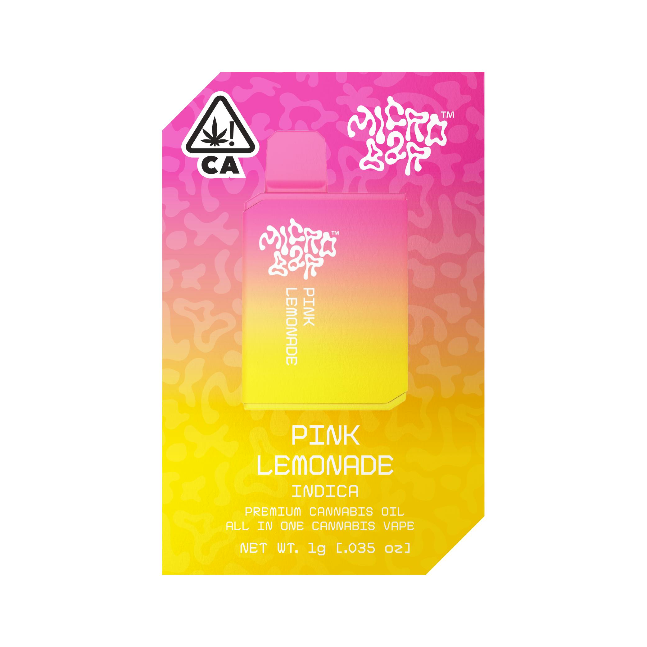 Pink Lemonade (Indica) - 1g AIO - Micro Bar
