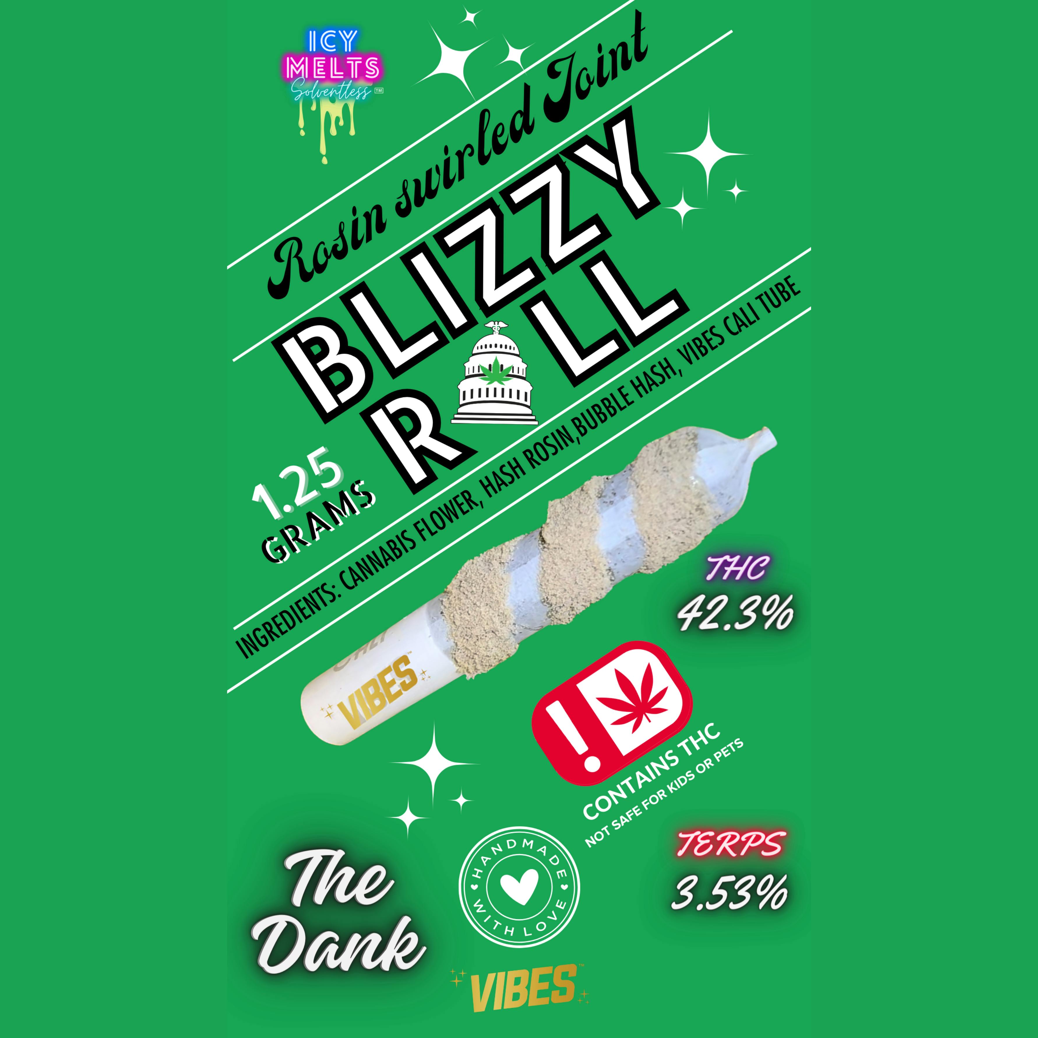 Blizzy Roll - The Dank - ICY MELTS SOLVENTLESS
