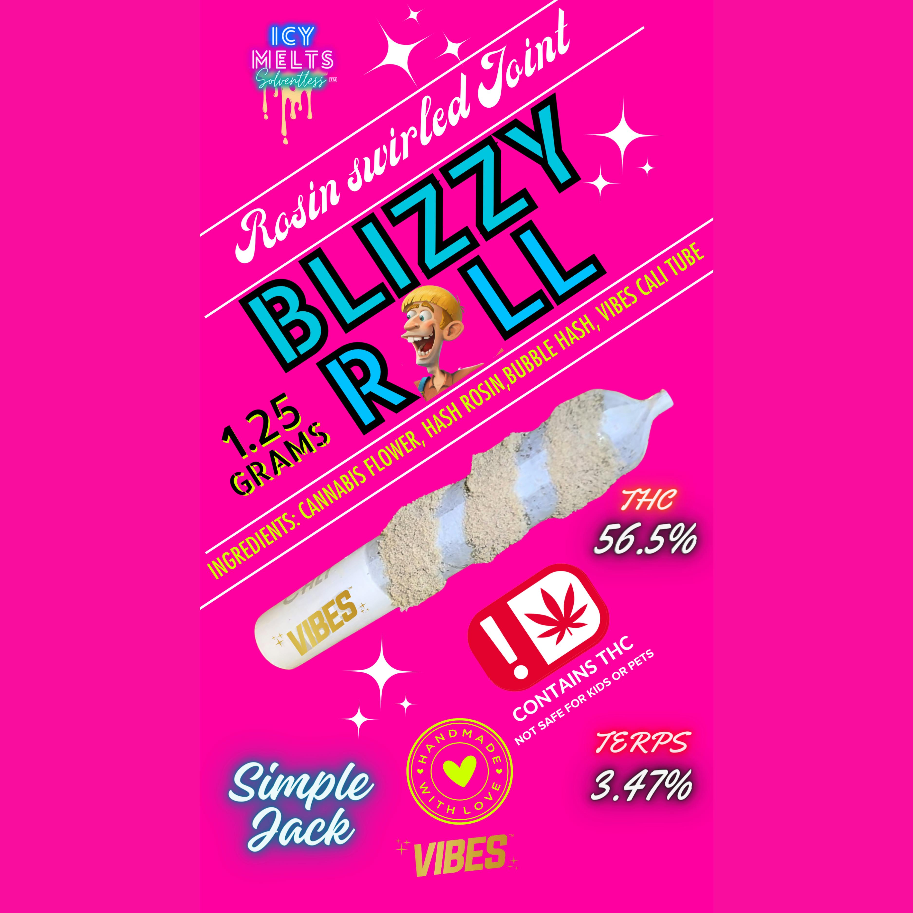 Blizzy Roll - Simple Jack - ICY MELTS SOLVENTLESS