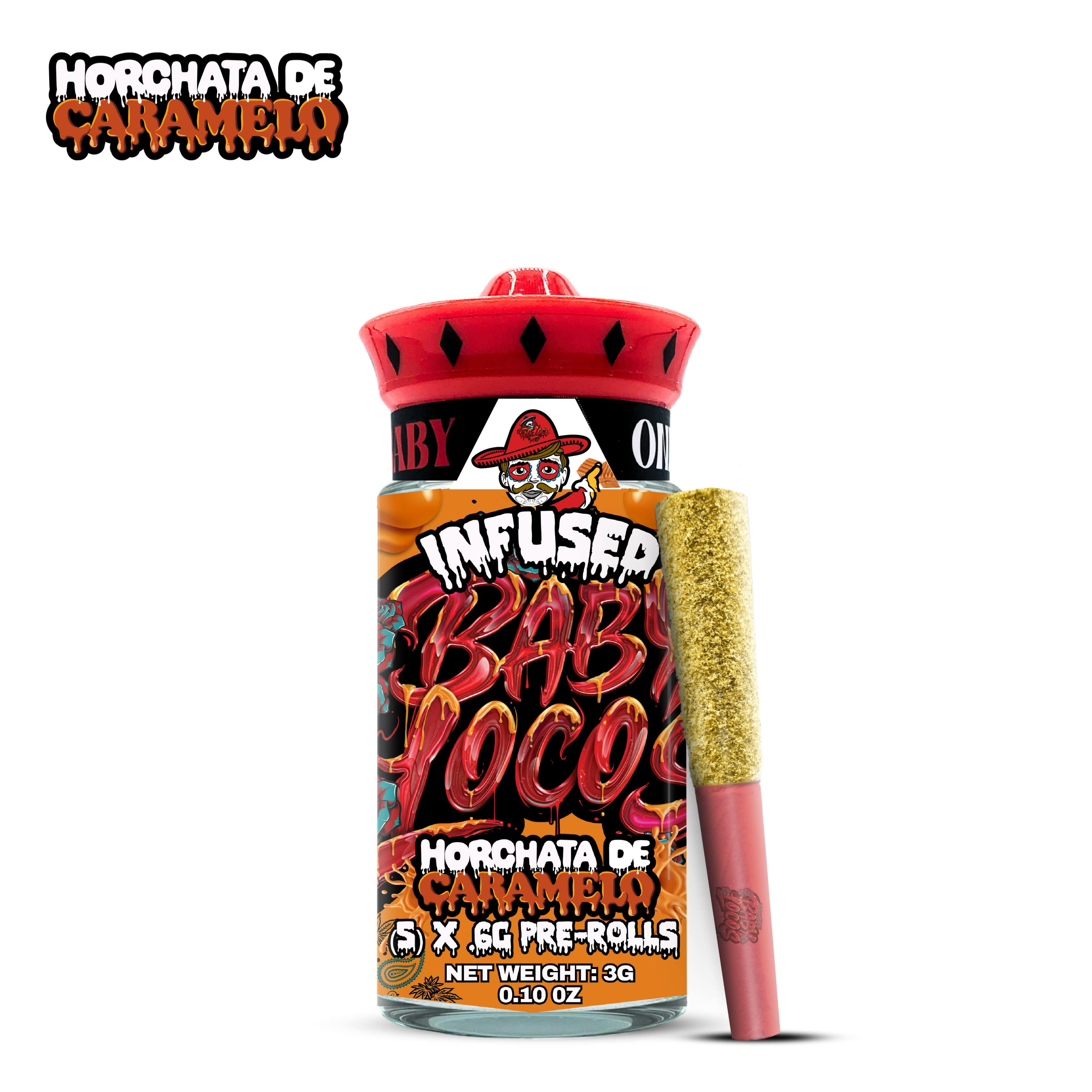 Baby Loco's 5 Pack (.6g) Pre-Rolls - Horchata de Caramelo - Go Loco