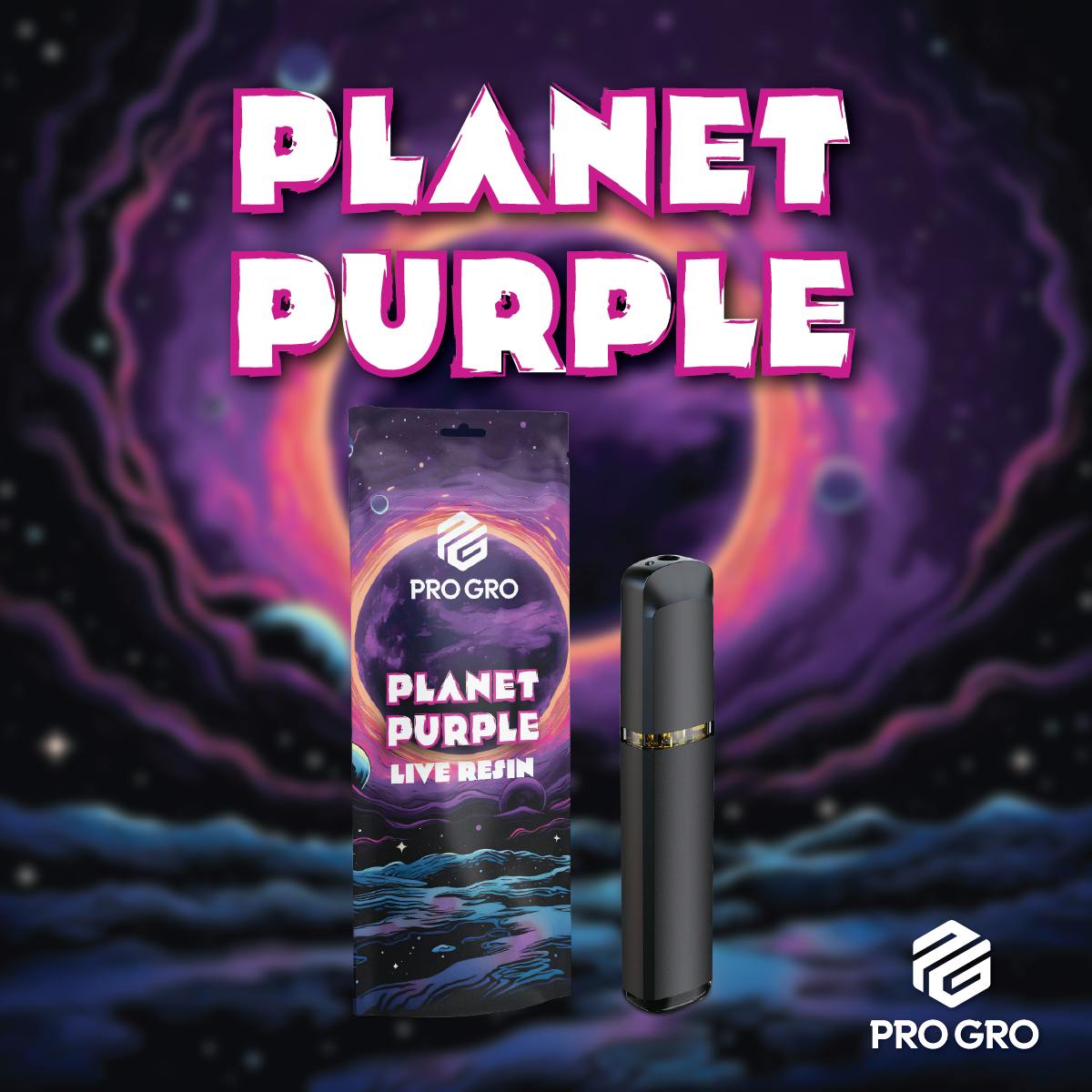 Planet Purple Live Resin Disposable | 1g - Pro Gro