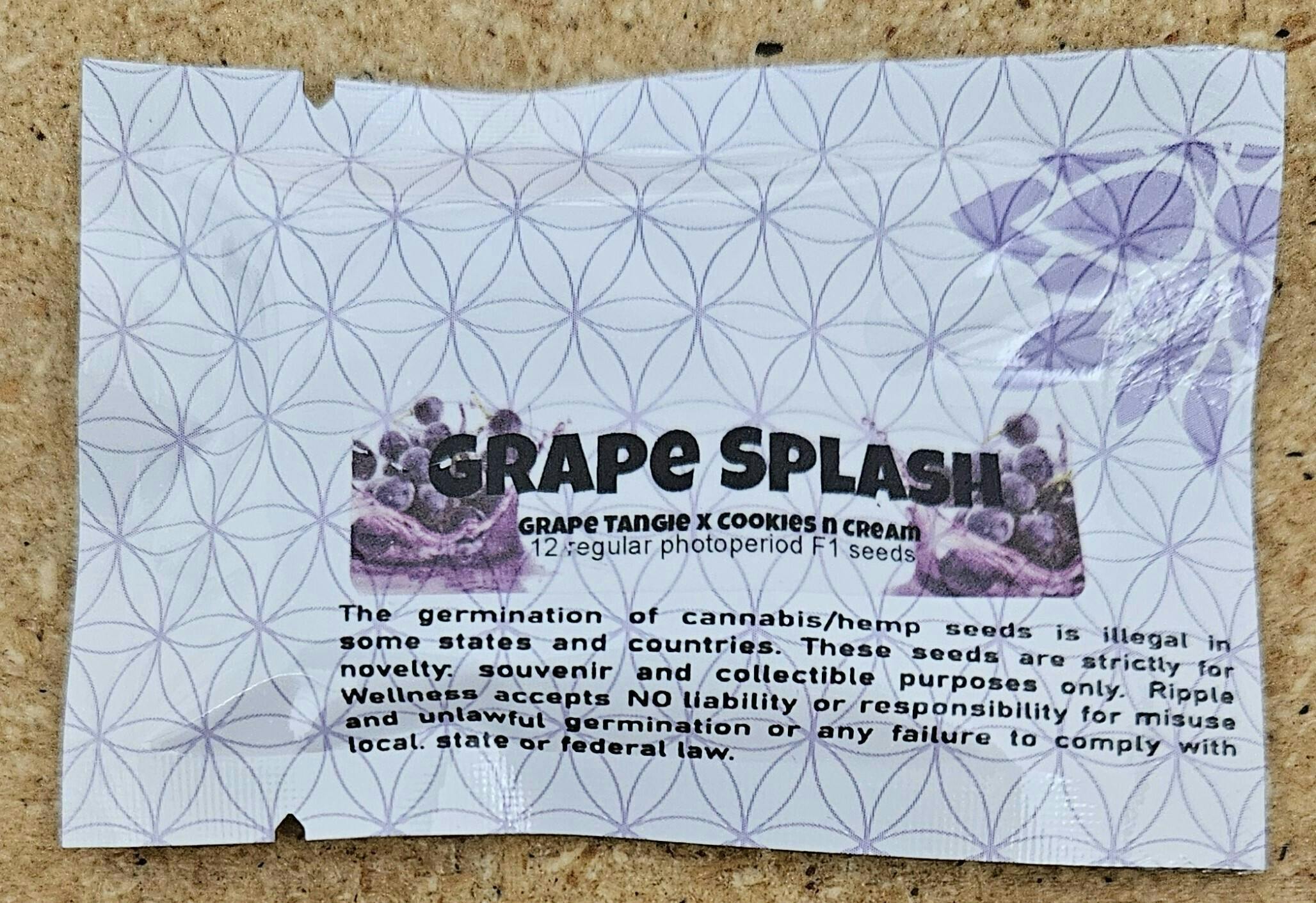 Seeds - Grape Splash - 12ct Seed Pack - Ripple Wellness