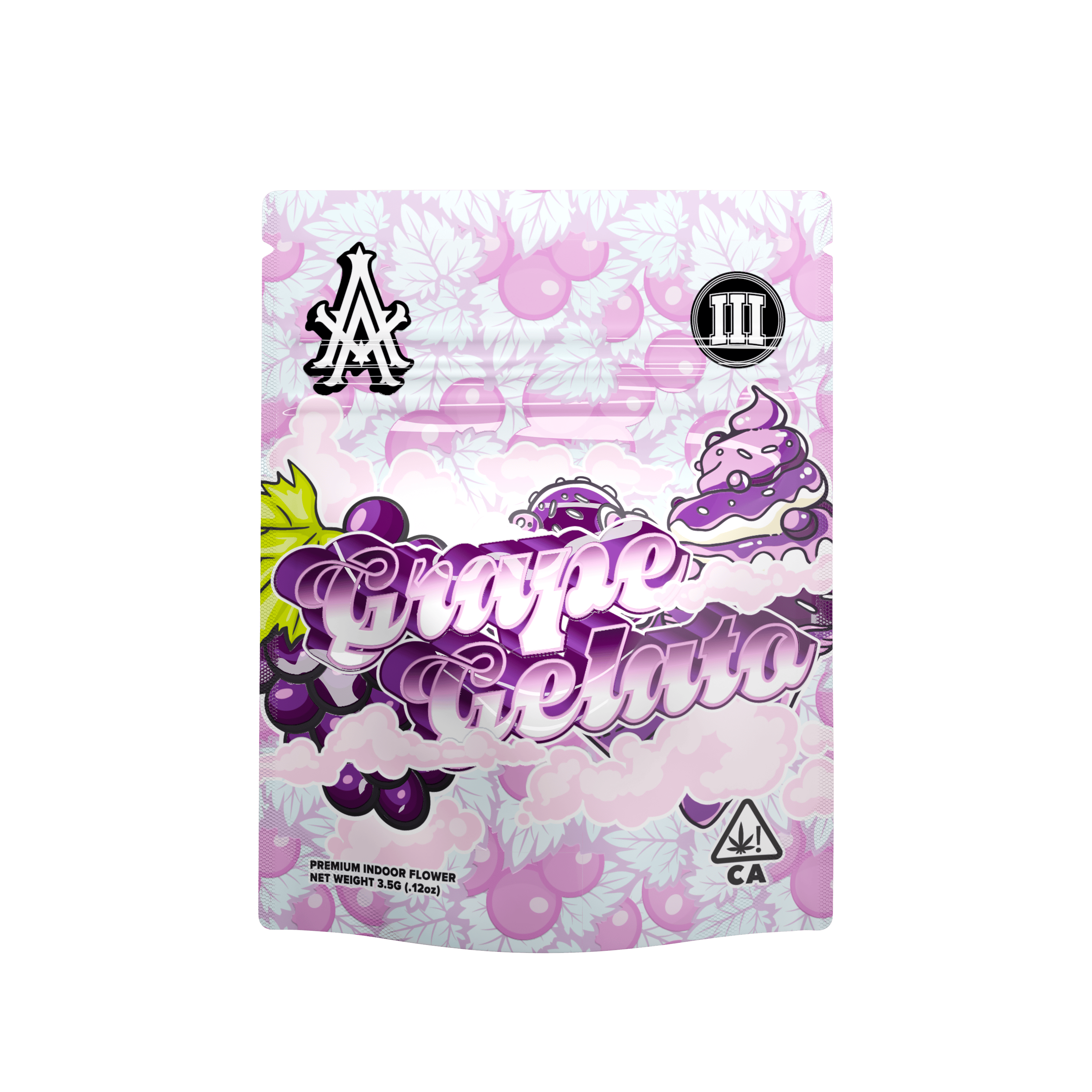 GRAPE GELATO AA MYLAR 3.5G - STIIIZY