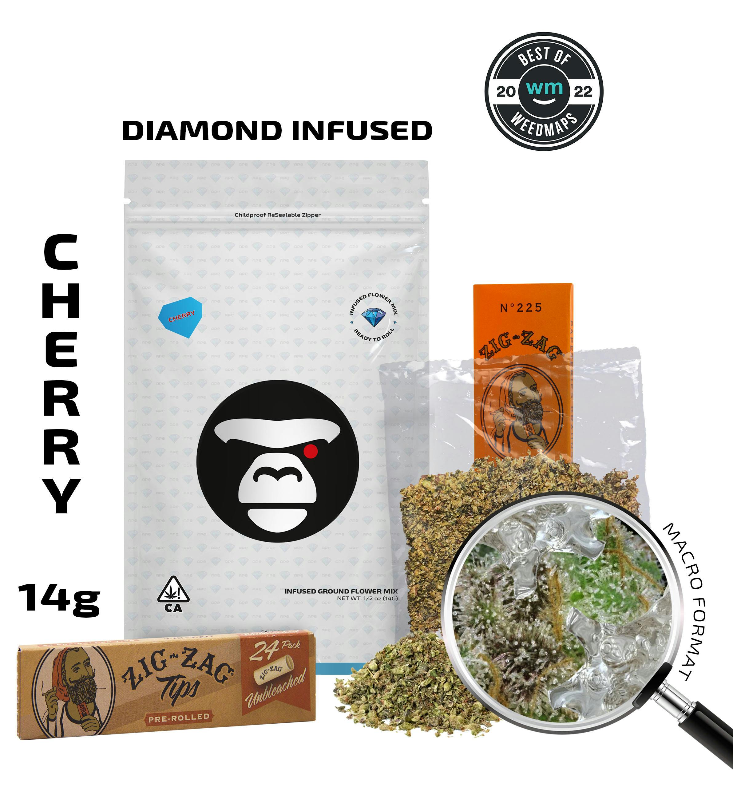 Cherry (Hybrid) — Infused Ground Flower Mix - APE Premium Cannabis Corp