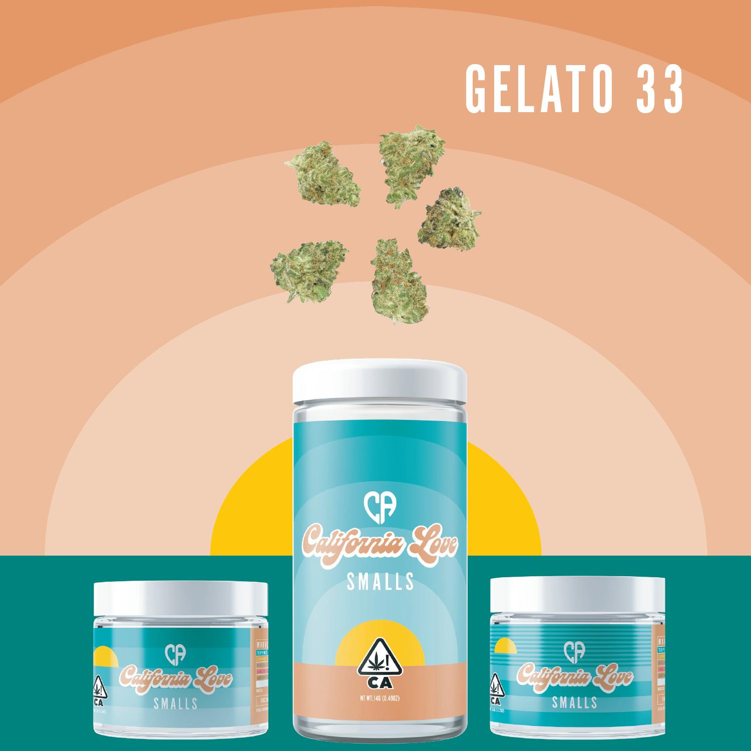 Smalls | Gelato 33 | (3.5g | (hybrid) - California Love