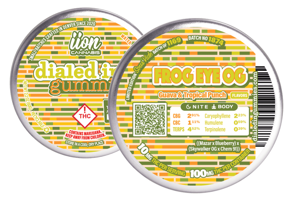 Frog Eye OG | Gummies | 10 pc. | 100mg THC [Batch #1874] - Dialed In Gummies