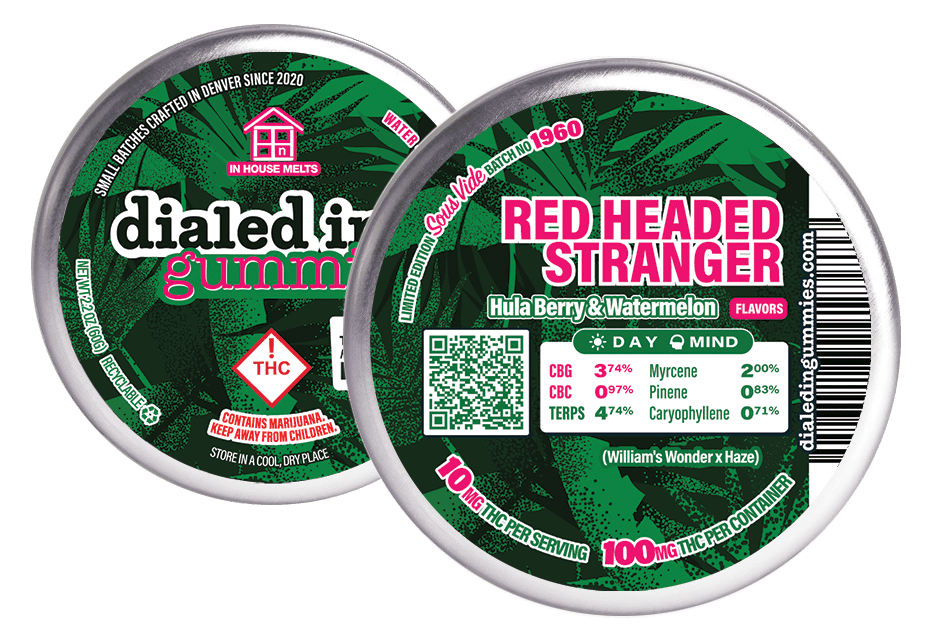 Red Headed Stranger | Gummies | 10 pc. | 100mg THC [Batch #1960 ...