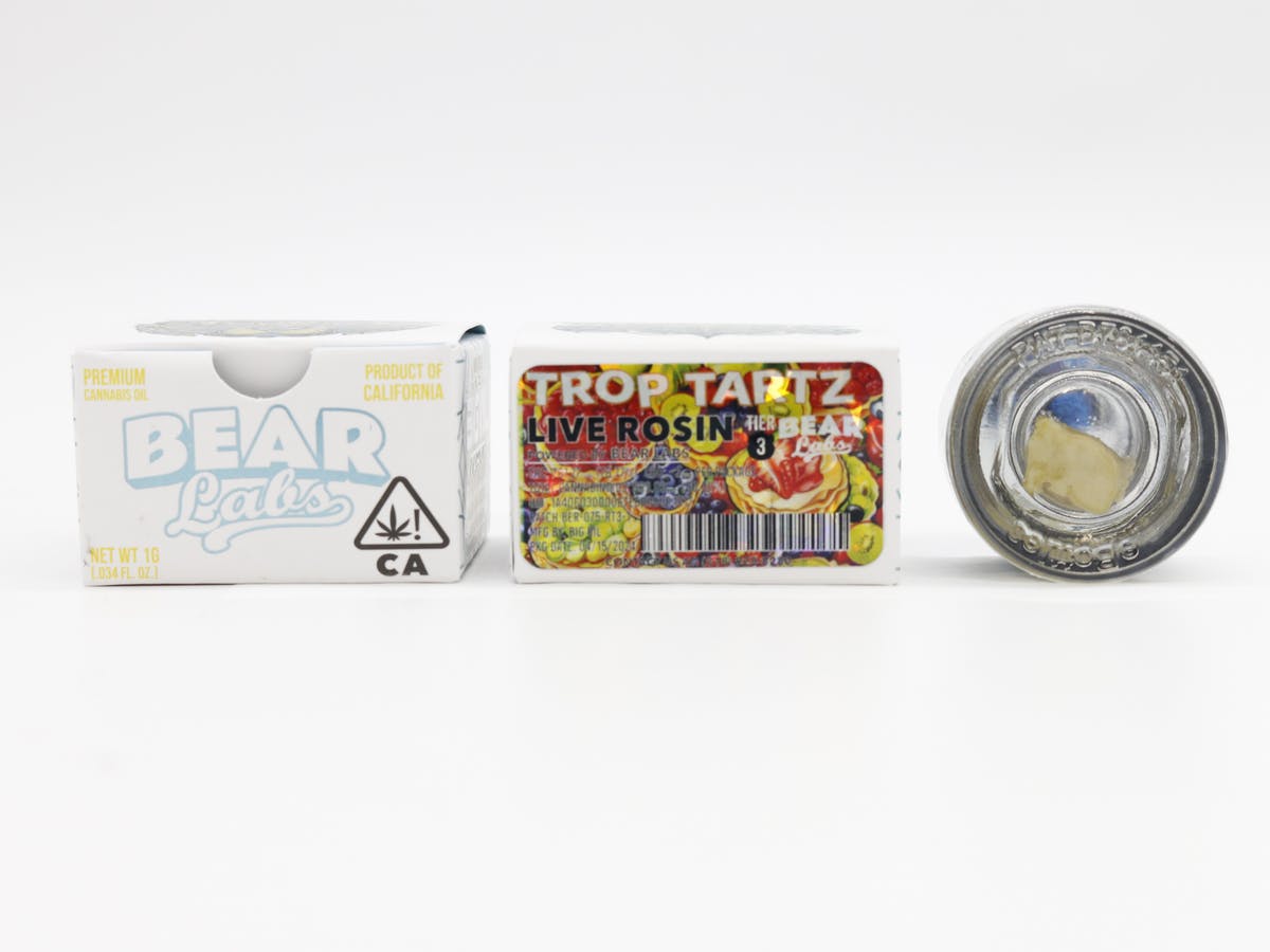 Trop Tartz T3 Live Rosin - 1g - Bear Labs