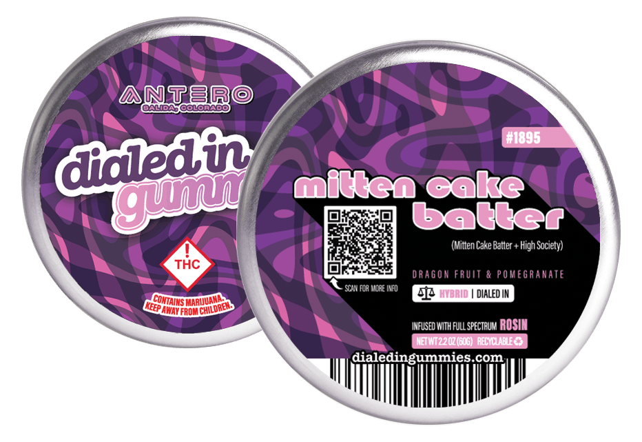 Mitten Cake Society | Gummies | 10 pc. | 100mg THC [Batch #1895 ...