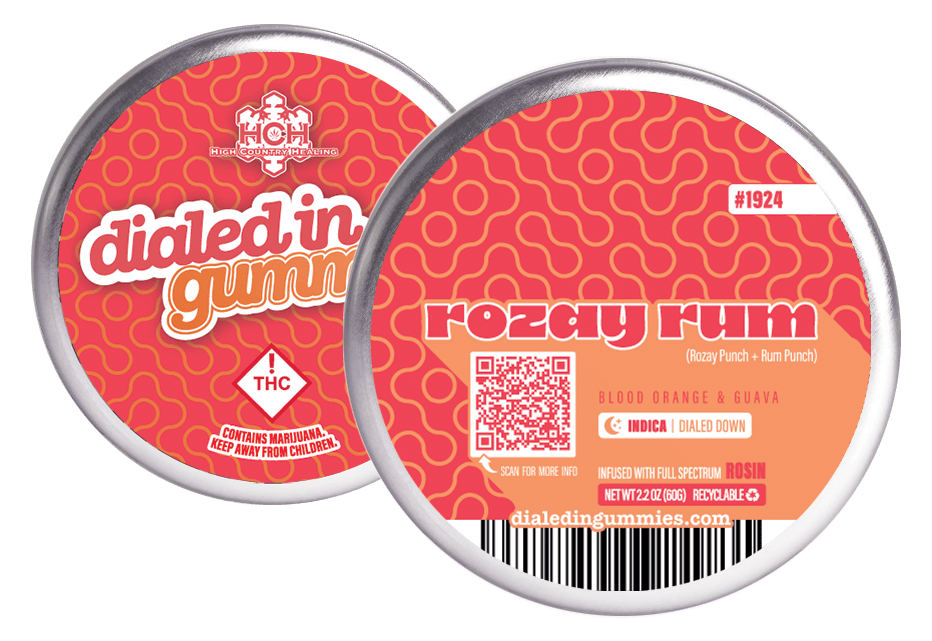 Rozay Rum | Gummies | 10 pc. | 100mg THC [Batch #1924] - Dialed In Gummies