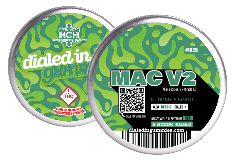 MAC V2 | Gummies | 10 pc. | 100mg THC [Batch #1929] - Dialed In Gummies