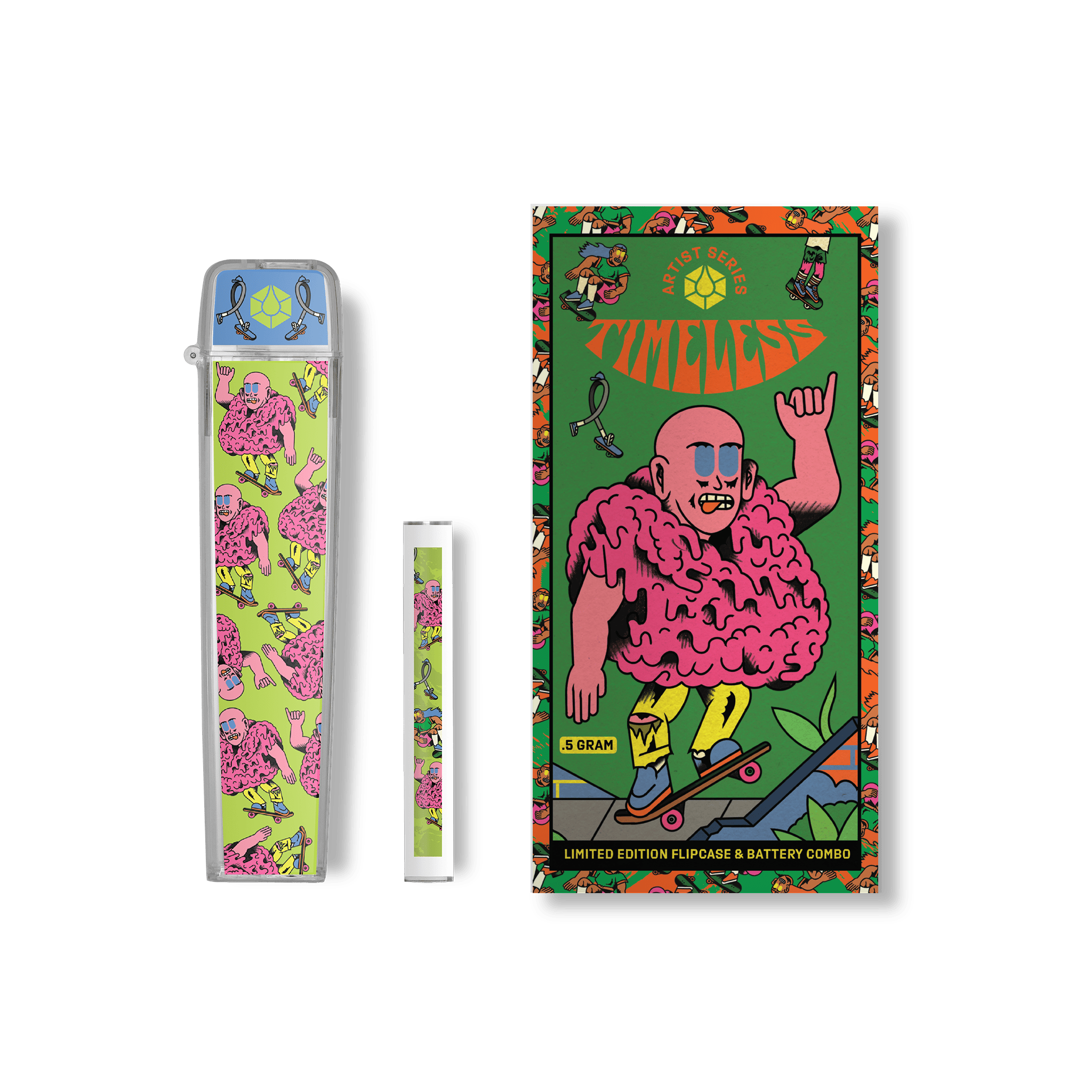 Limited Edition Shred For The Cure NJ Flip Case & Battery Combo 500mg ...