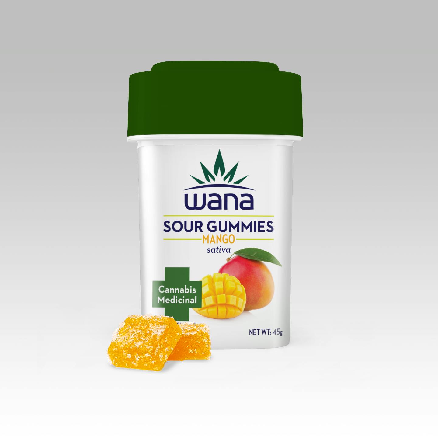 Mango - Sativa [10 pack] - Wana Edibles